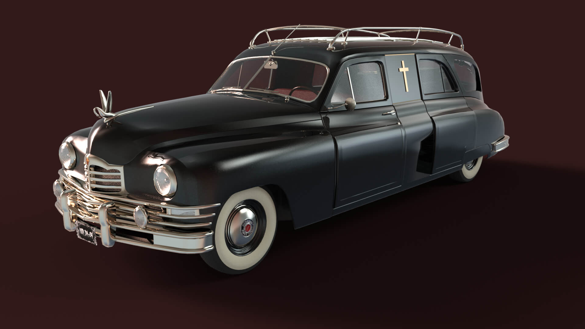 Sedan 1948 (Hearse) - 3D Model by nerdadantes