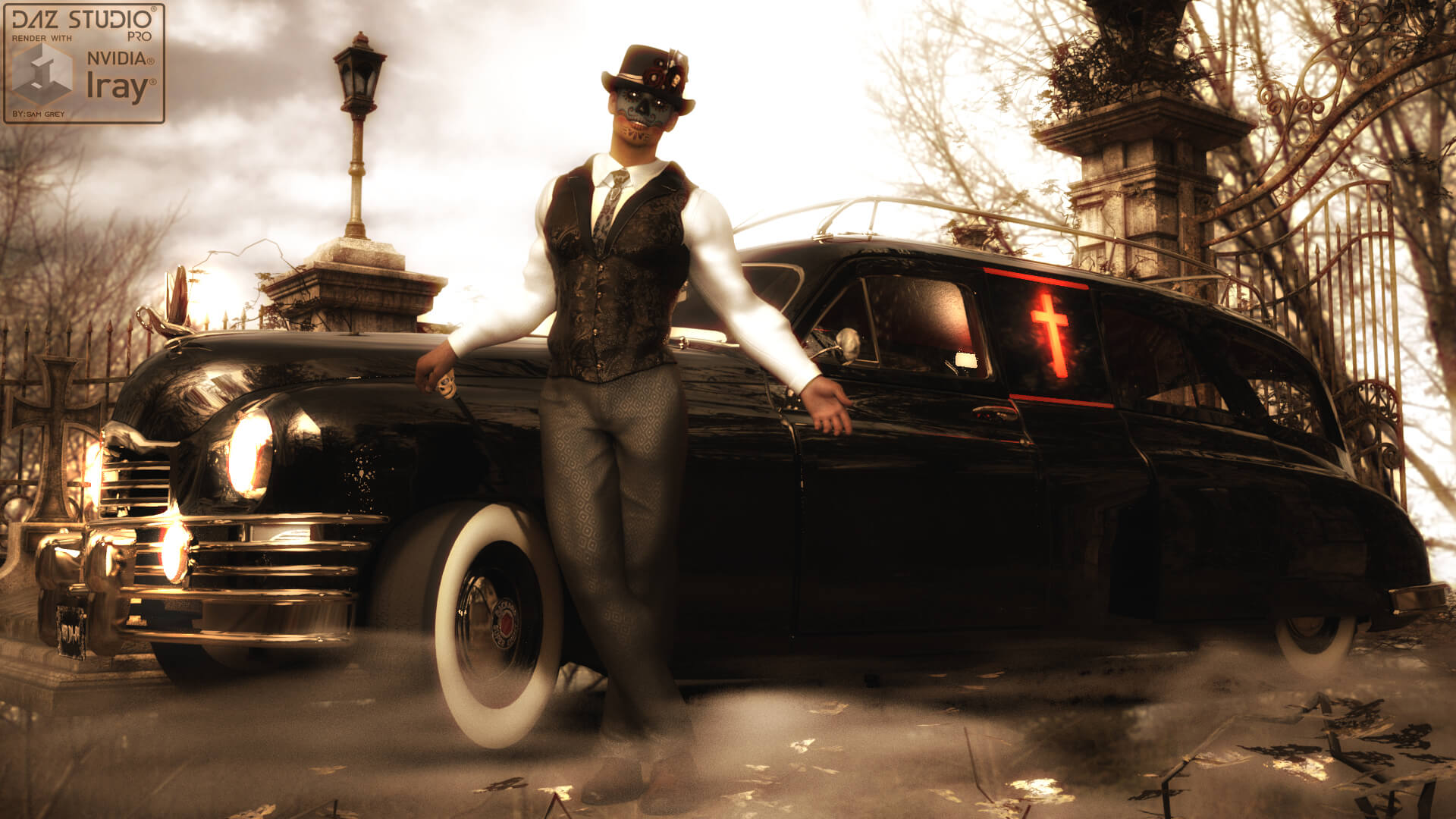 Sedan 1948 (Hearse) - 3D Model by nerdadantes