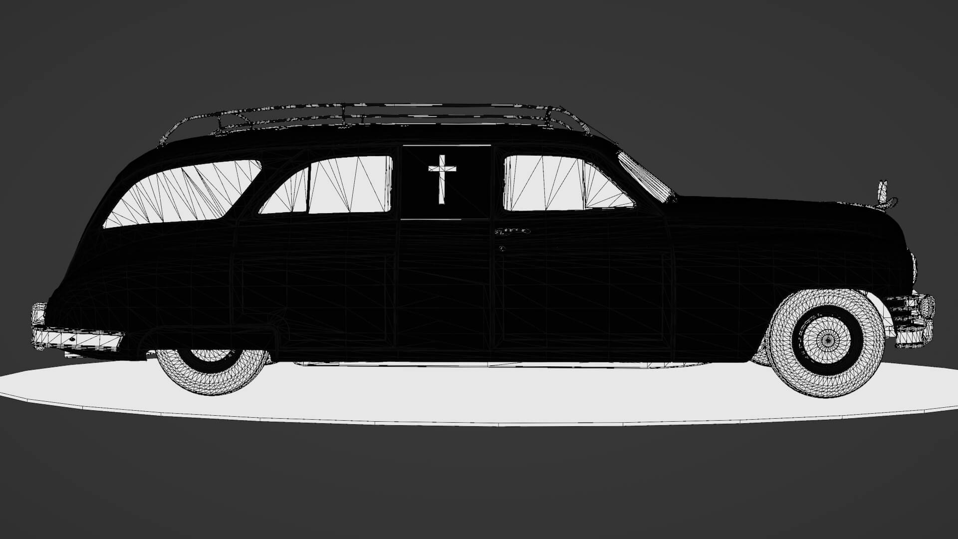 Sedan 1948 (Hearse) - 3D Model by nerdadantes