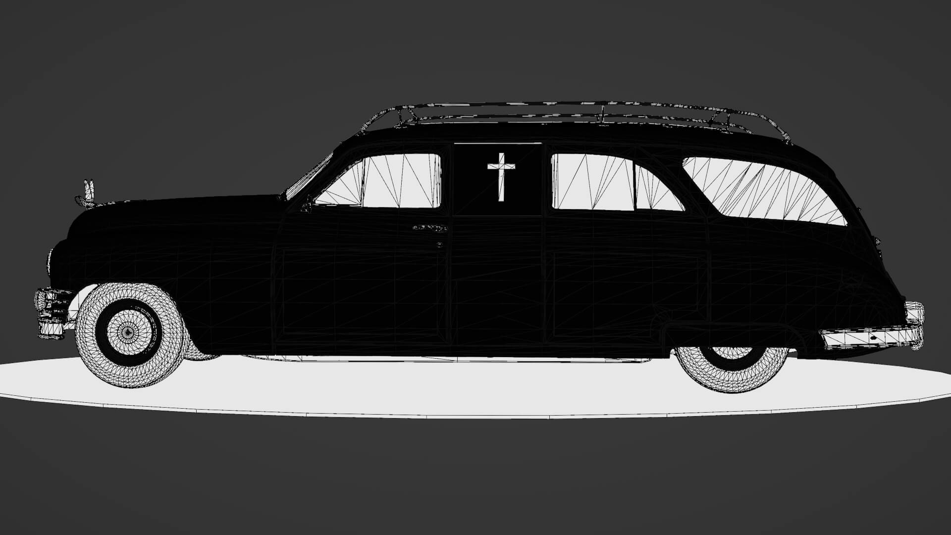 Sedan 1948 (Hearse) - 3D Model by nerdadantes