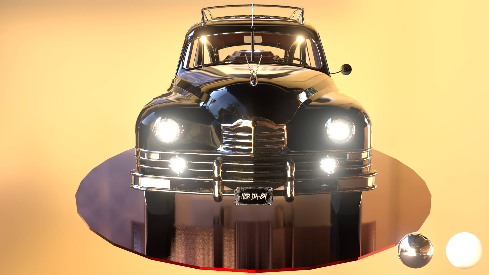 Sedan 1948 (Hearse) - 3D Model by nerdadantes