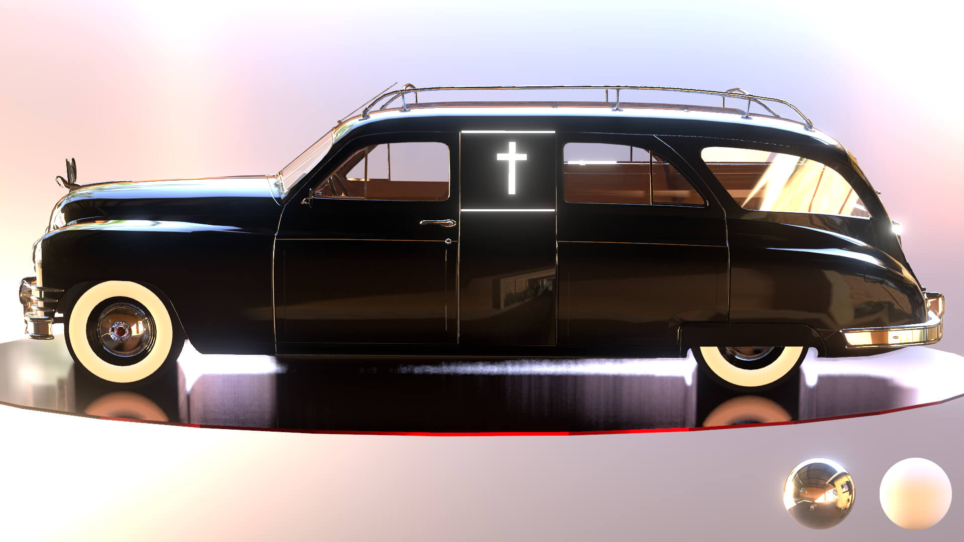 Sedan 1948 (Hearse) - 3D Model by nerdadantes