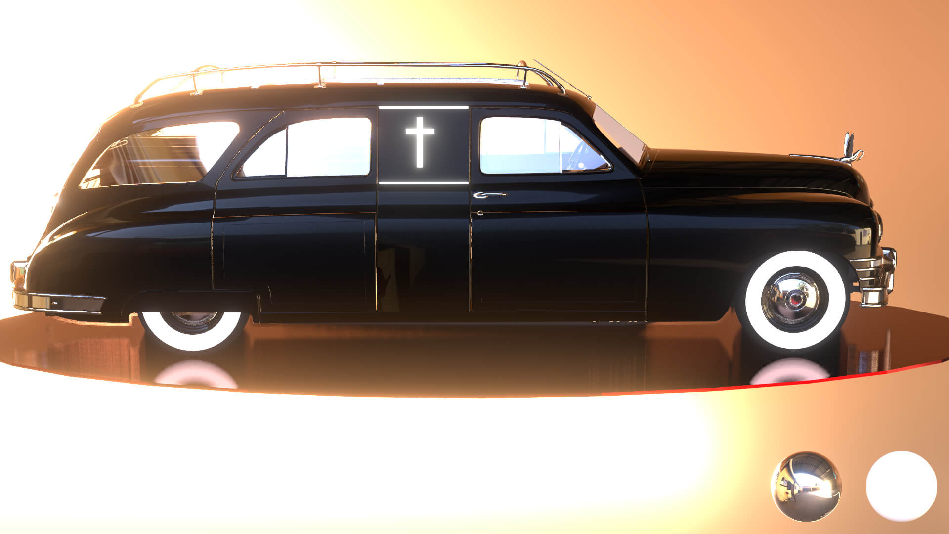 Sedan 1948 (Hearse) - 3D Model by nerdadantes