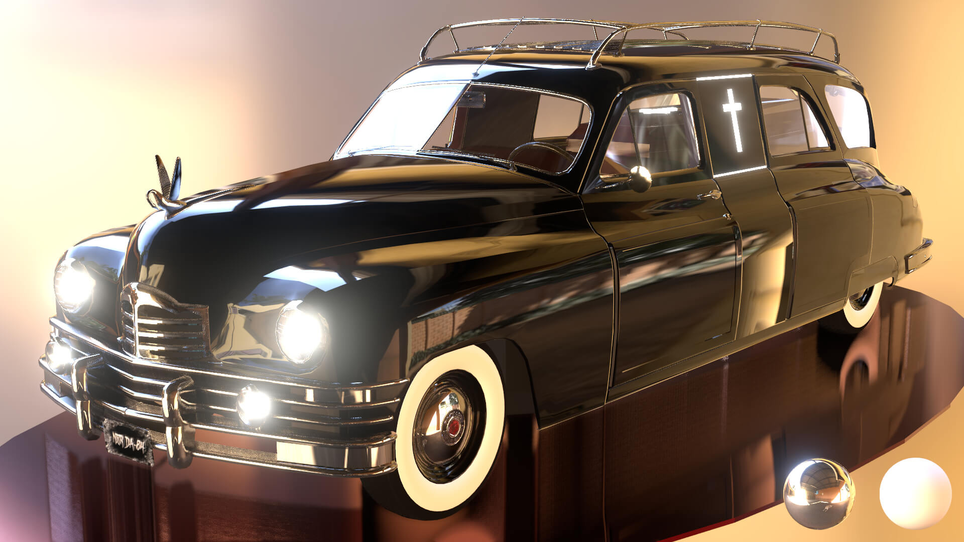 Sedan 1948 (Hearse) - 3D Model by nerdadantes