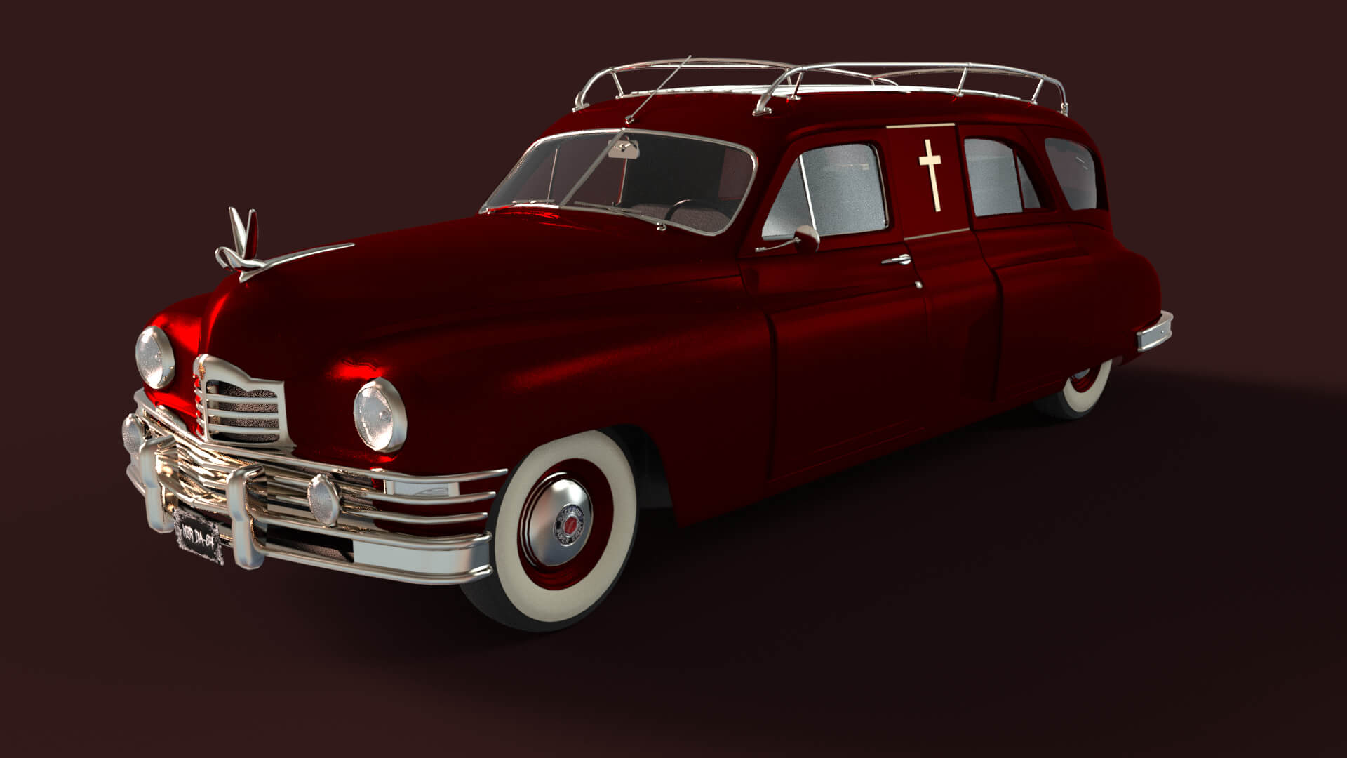 Sedan 1948 (Hearse) for DAZ Studio by nerdadantes