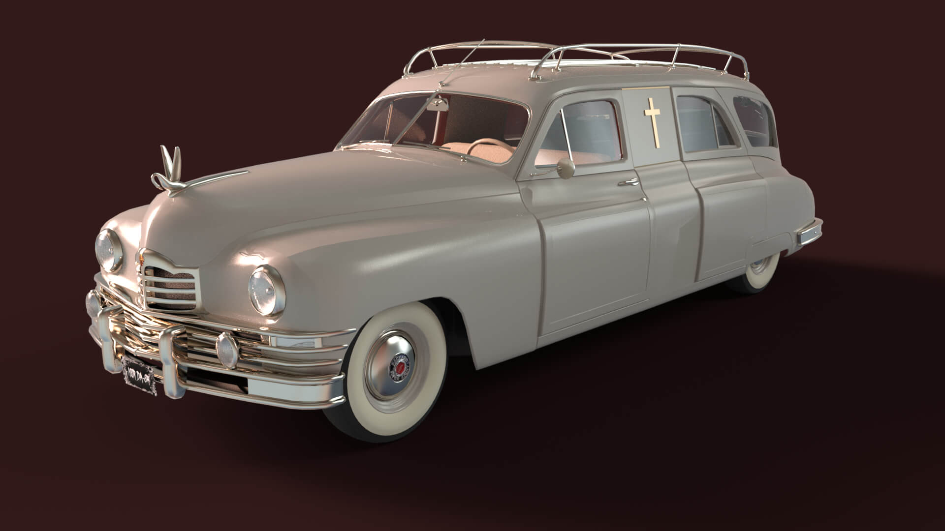 Sedan 1948 (Hearse) for DAZ Studio by nerdadantes