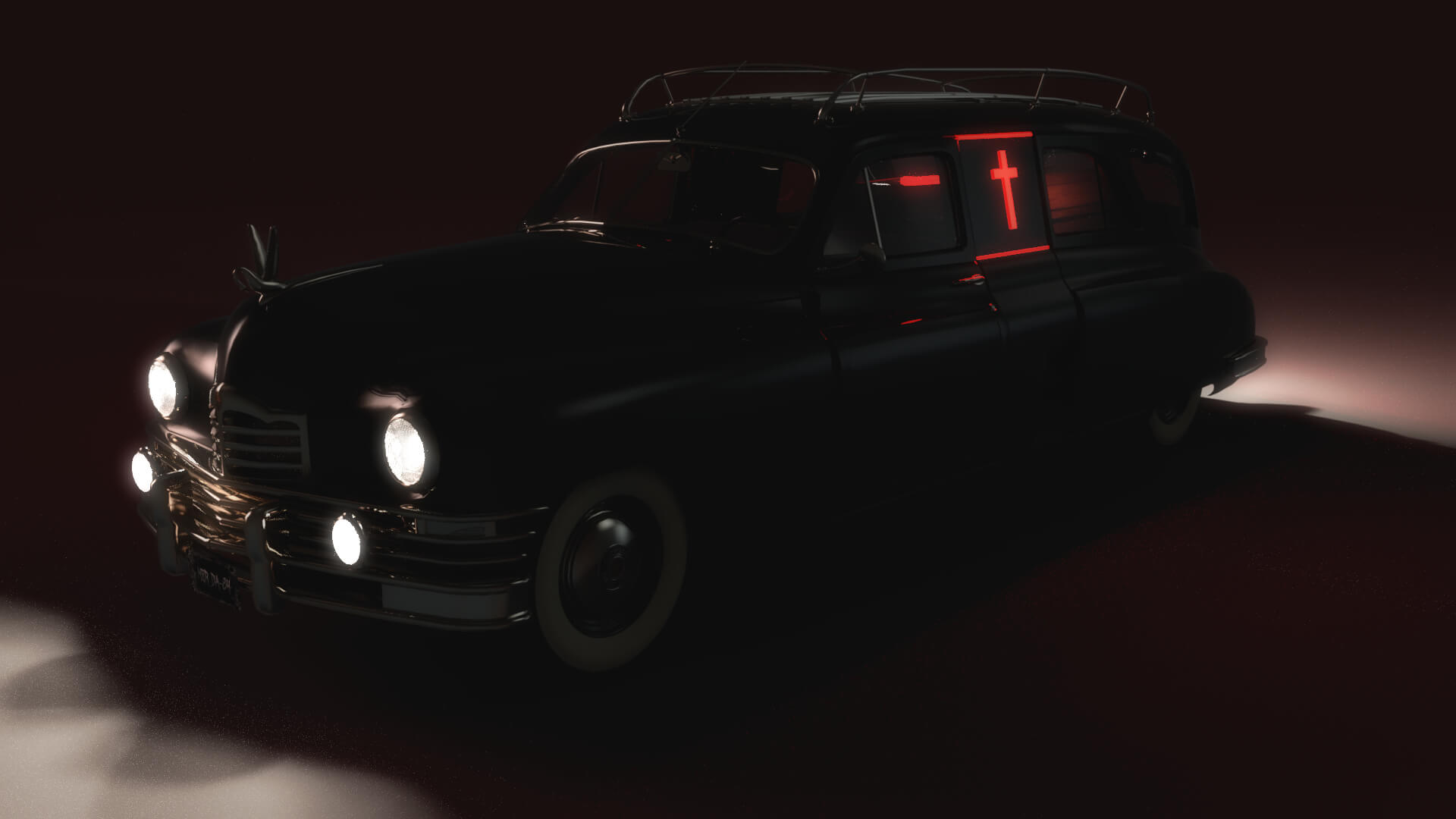Sedan 1948 (Hearse) for DAZ Studio by nerdadantes