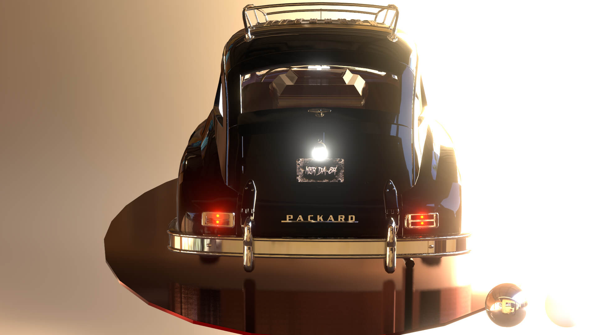 Sedan 1948 (Hearse) for DAZ Studio by nerdadantes