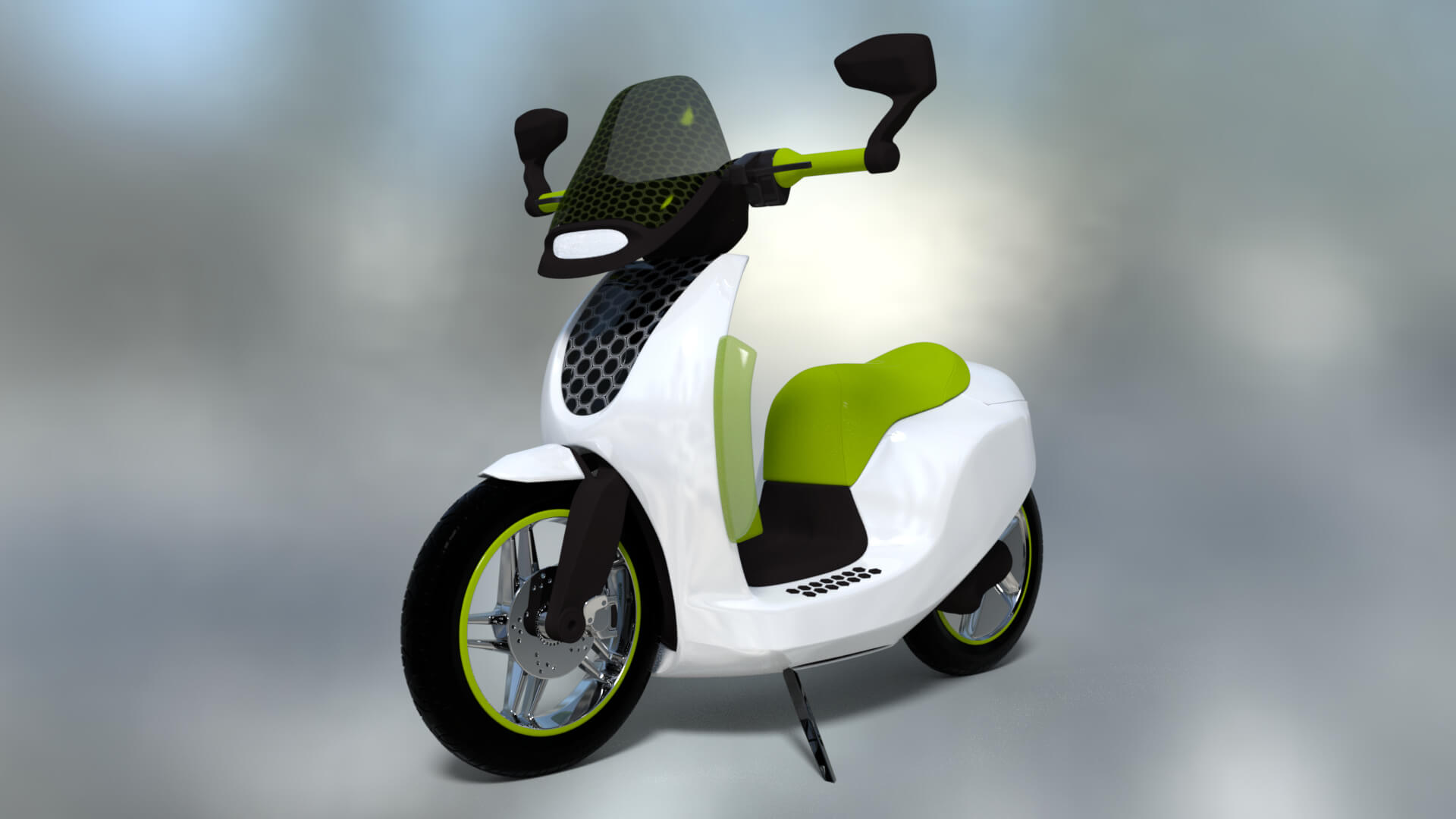 Smart E-Scooter 2023 3D Model by nerdadantes