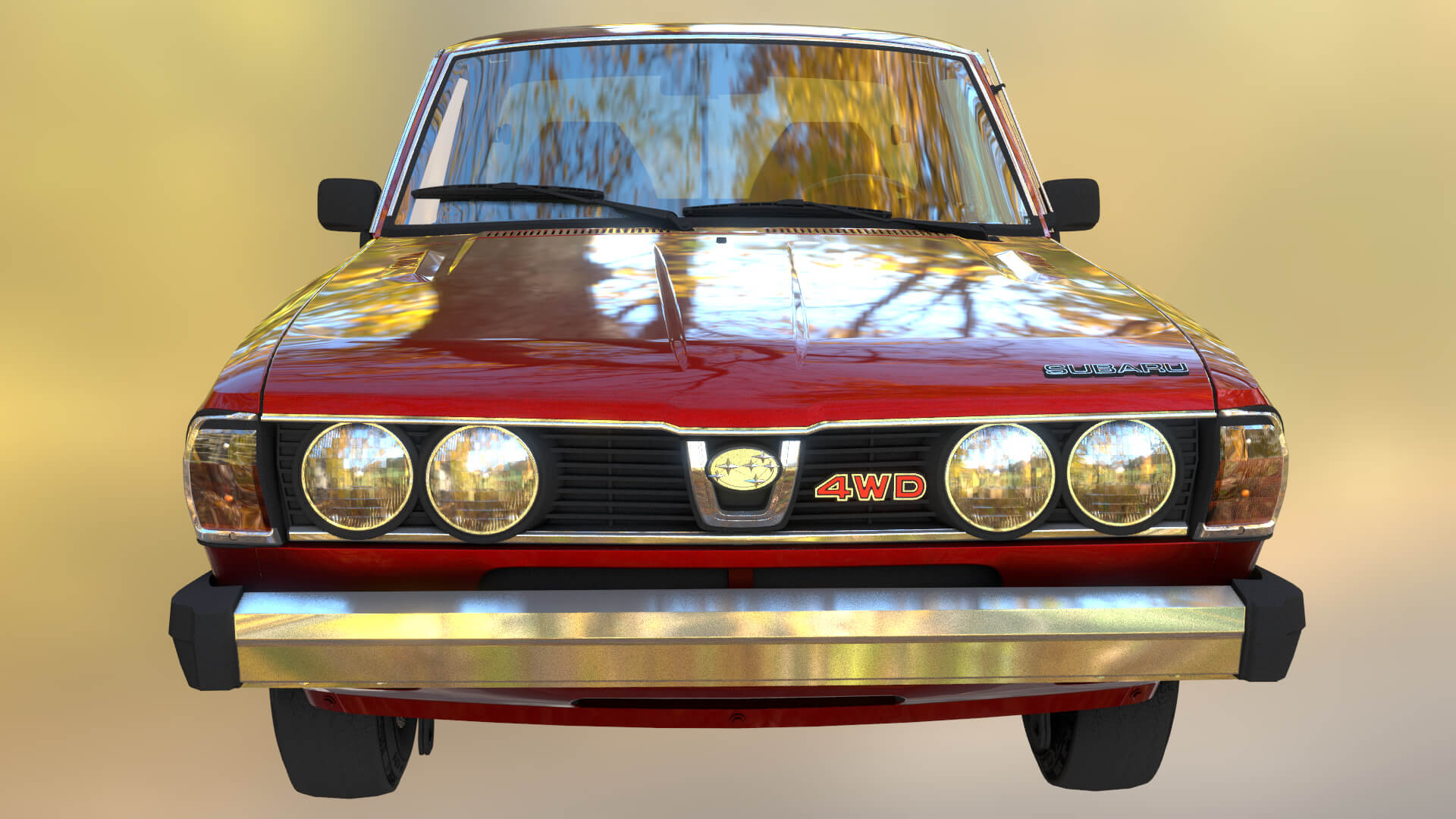 Subaru BRAT GL 1980 for Daz Studio by nerdadantes