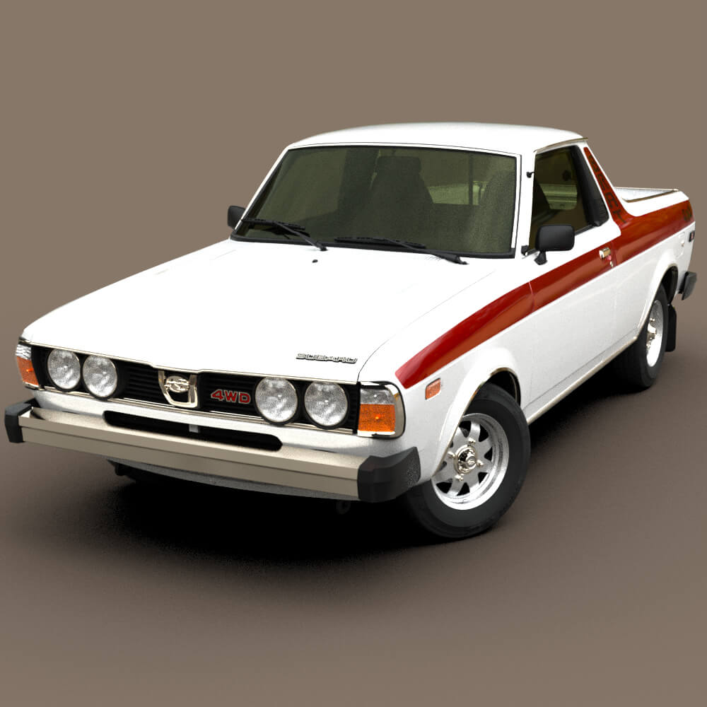 Subaru Brat GL 1980 - 3D Model by nerdadantes