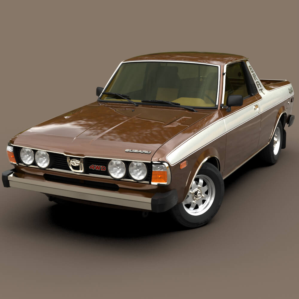 Subaru Brat GL 1980 - 3D Model by nerdadantes