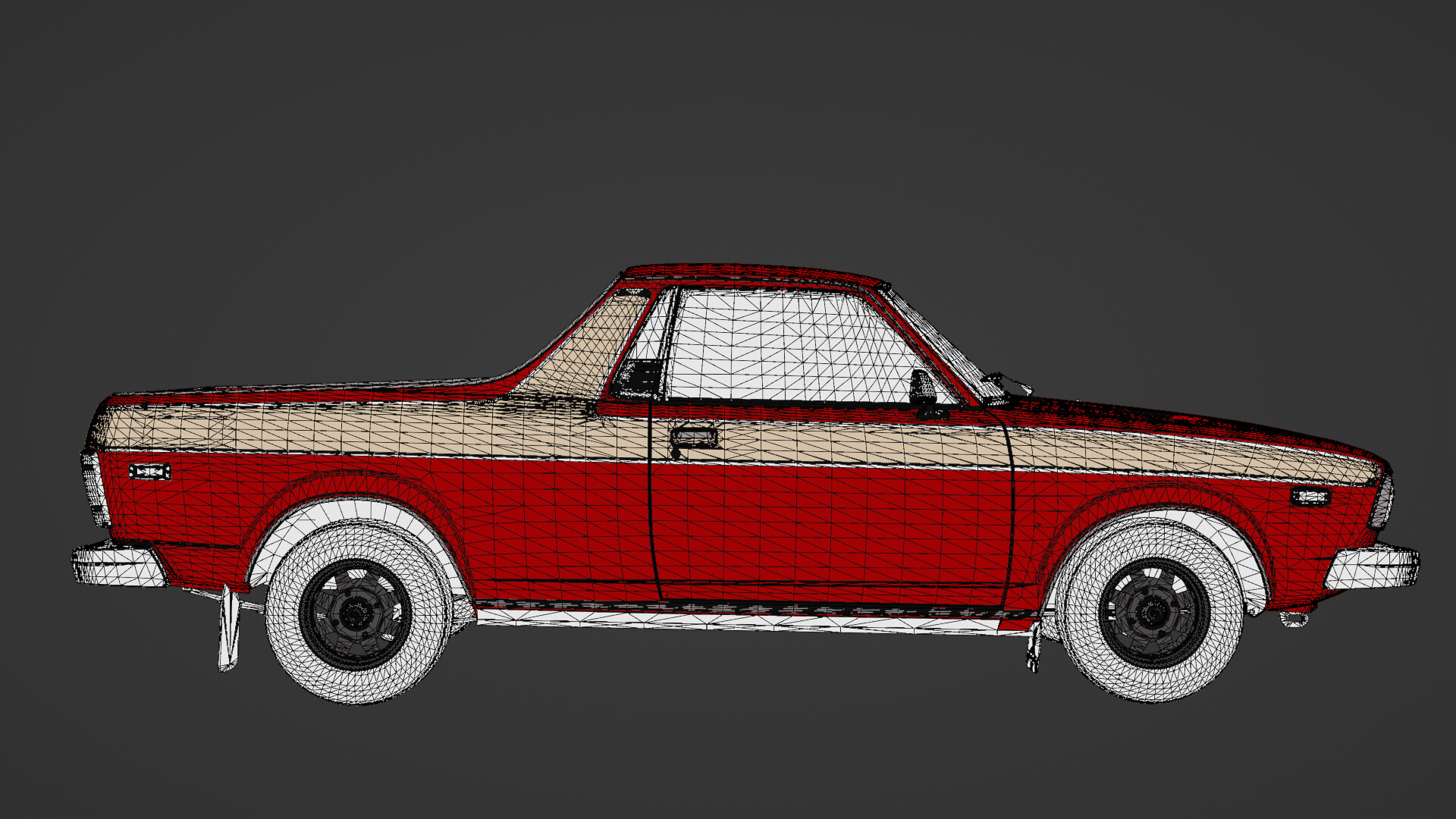 Subaru Brat GL 1980 - 3D Model by nerdadantes