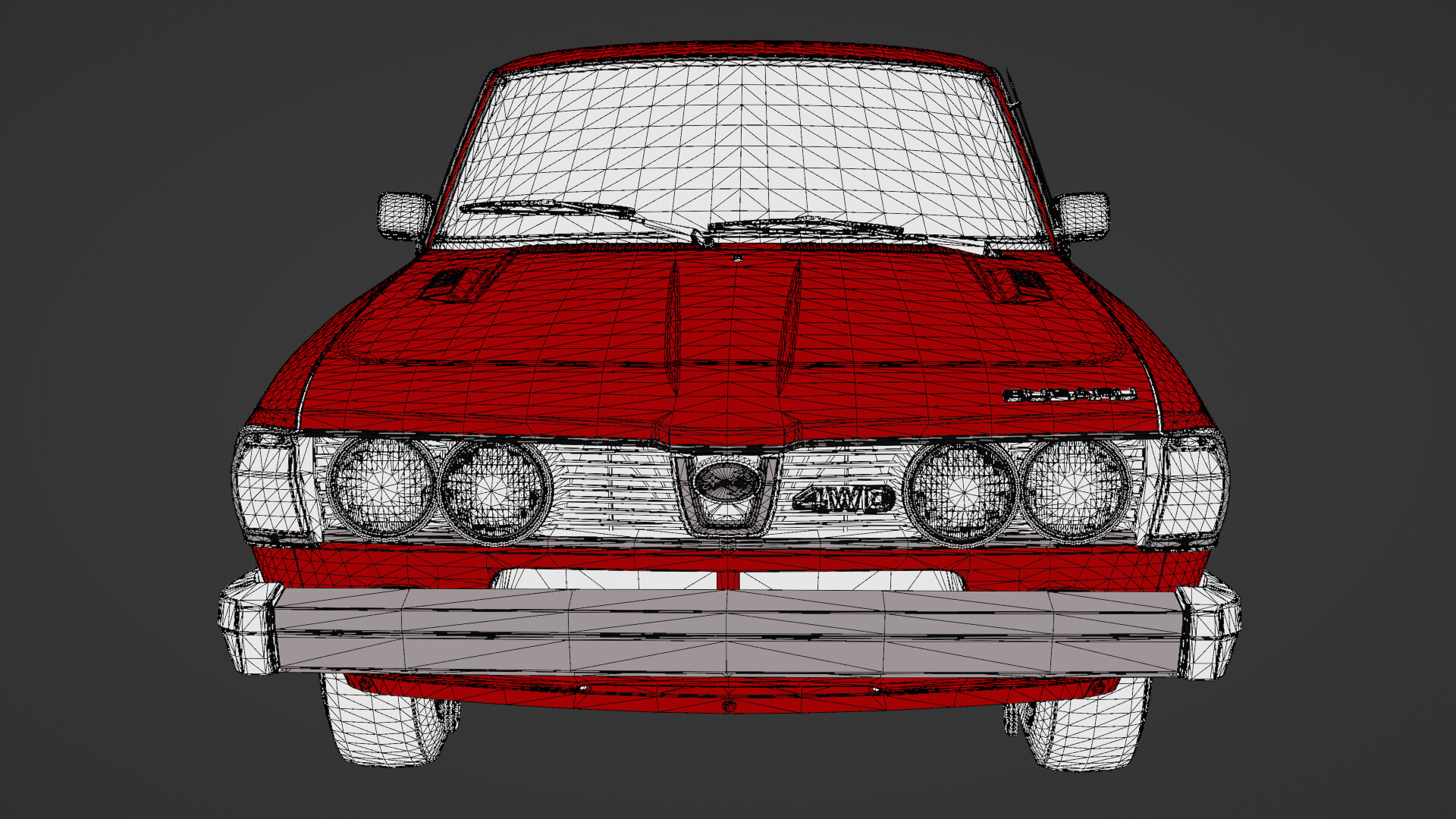 Subaru Brat GL 1980 - 3D Model by nerdadantes