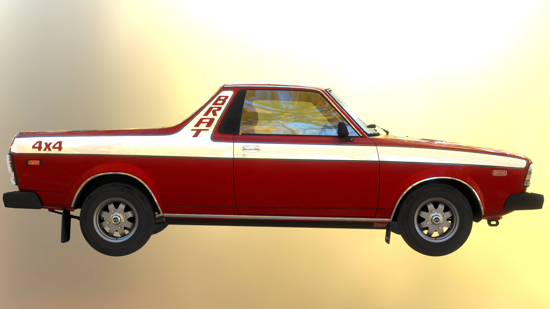 Subaru Brat GL 1980 - 3D Model by nerdadantes