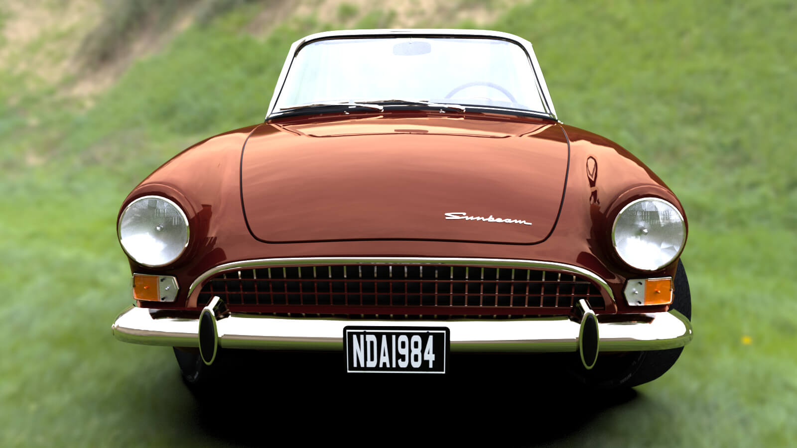 Sunbeam Tiger 1967 3D Model by nerdadantes