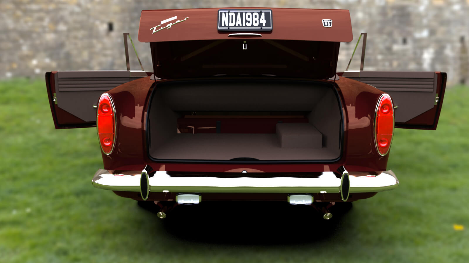 Sunbeam Tiger 1967 3D Model by nerdadantes