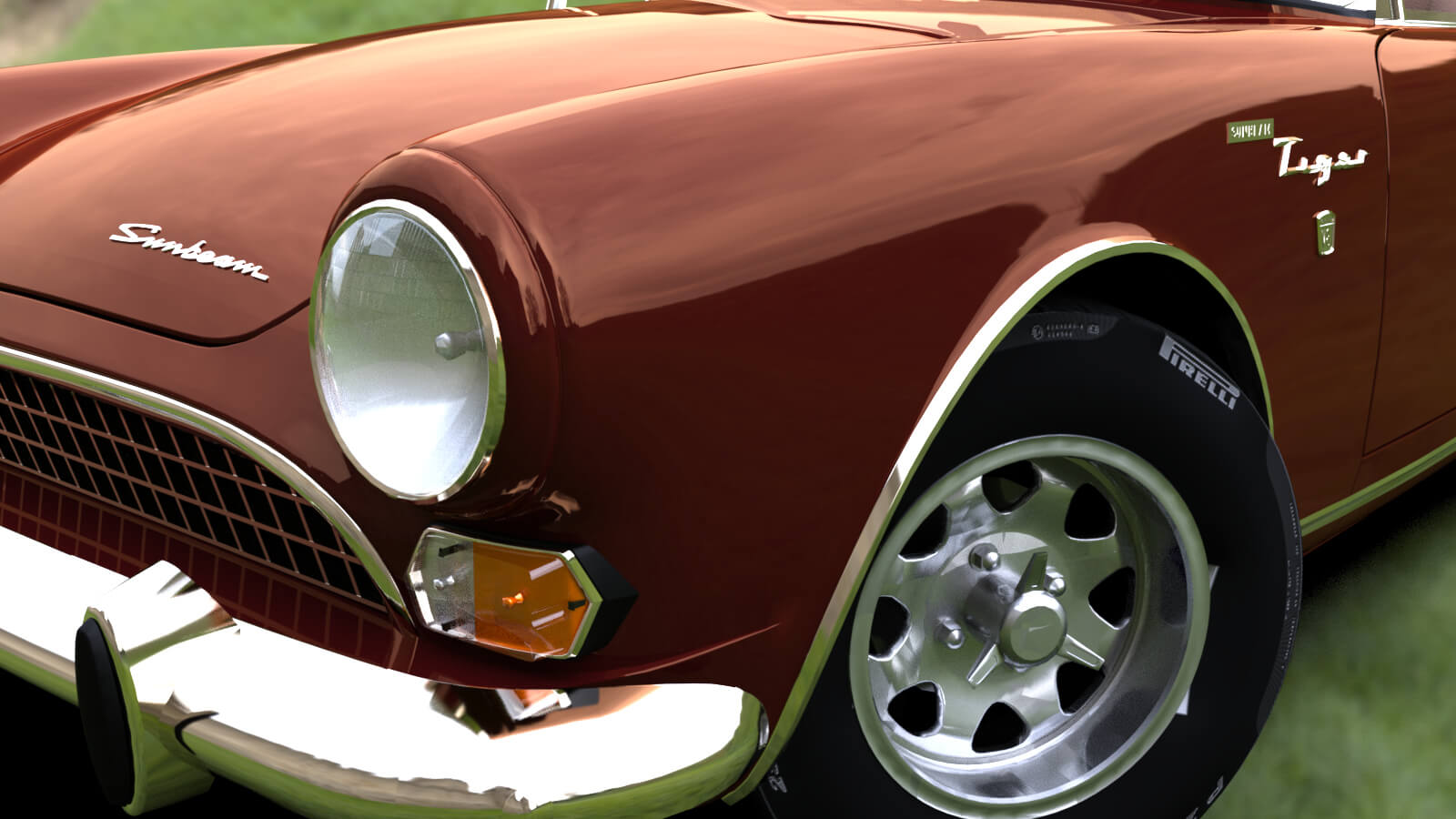 Sunbeam Tiger 1967 - 3D Model by nerdadantes