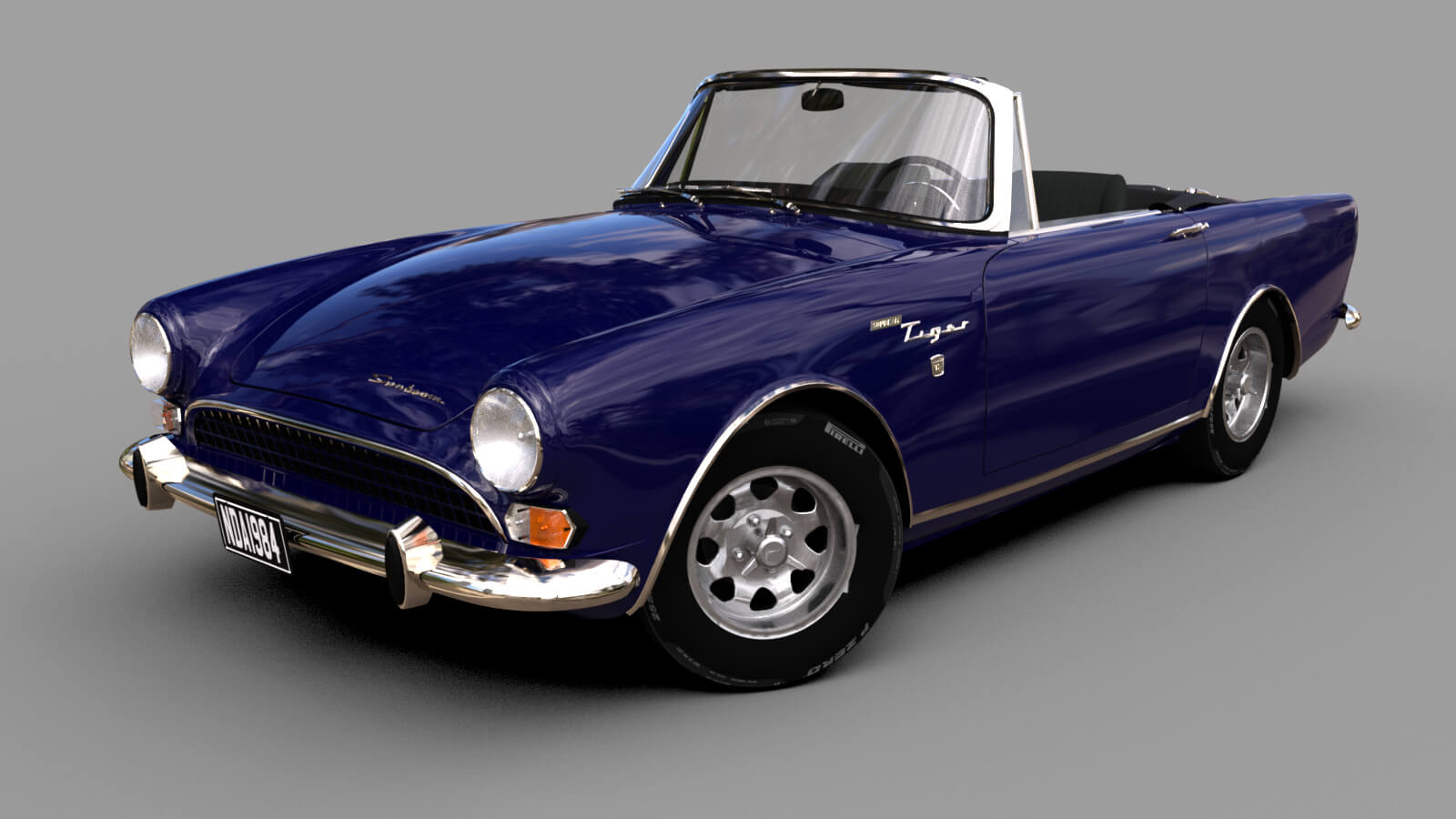 Sunbeam Tiger 1967 - 3D Model by nerdadantes