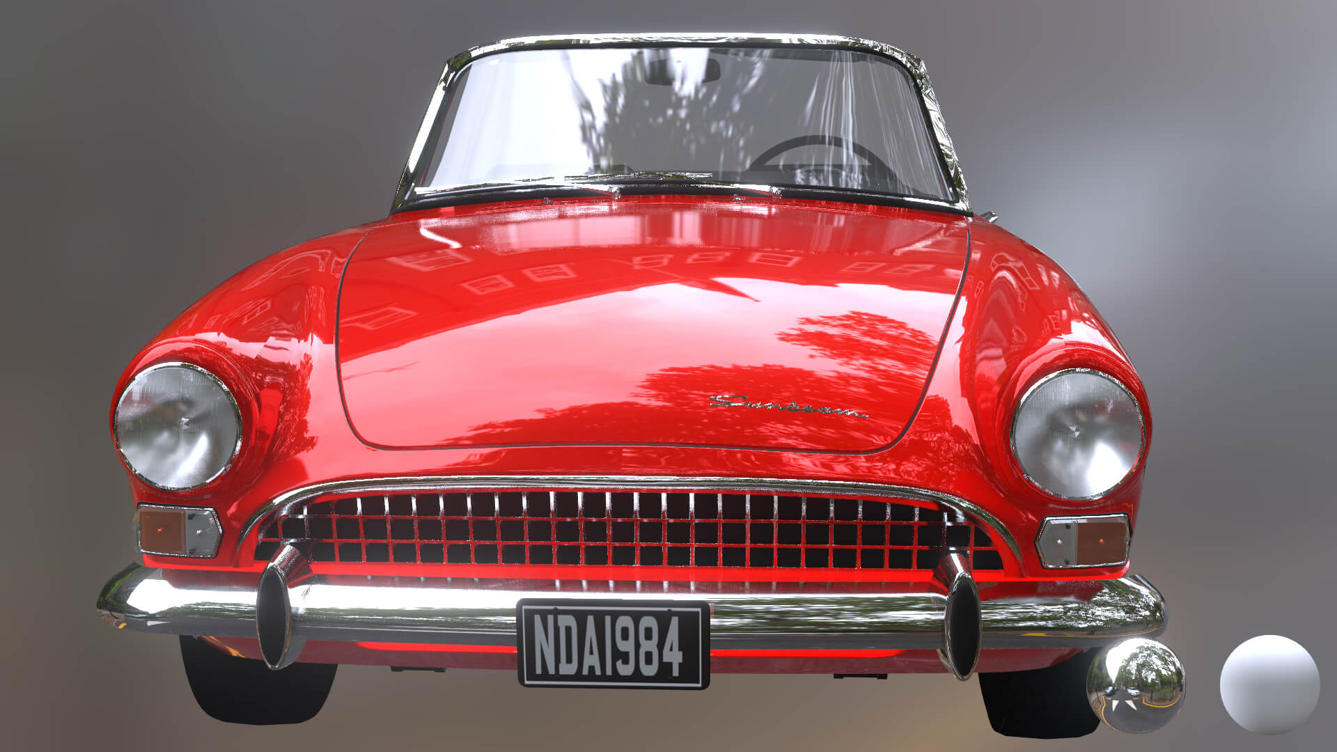 Sunbeam Tiger 1967 3D Model by nerdadantes