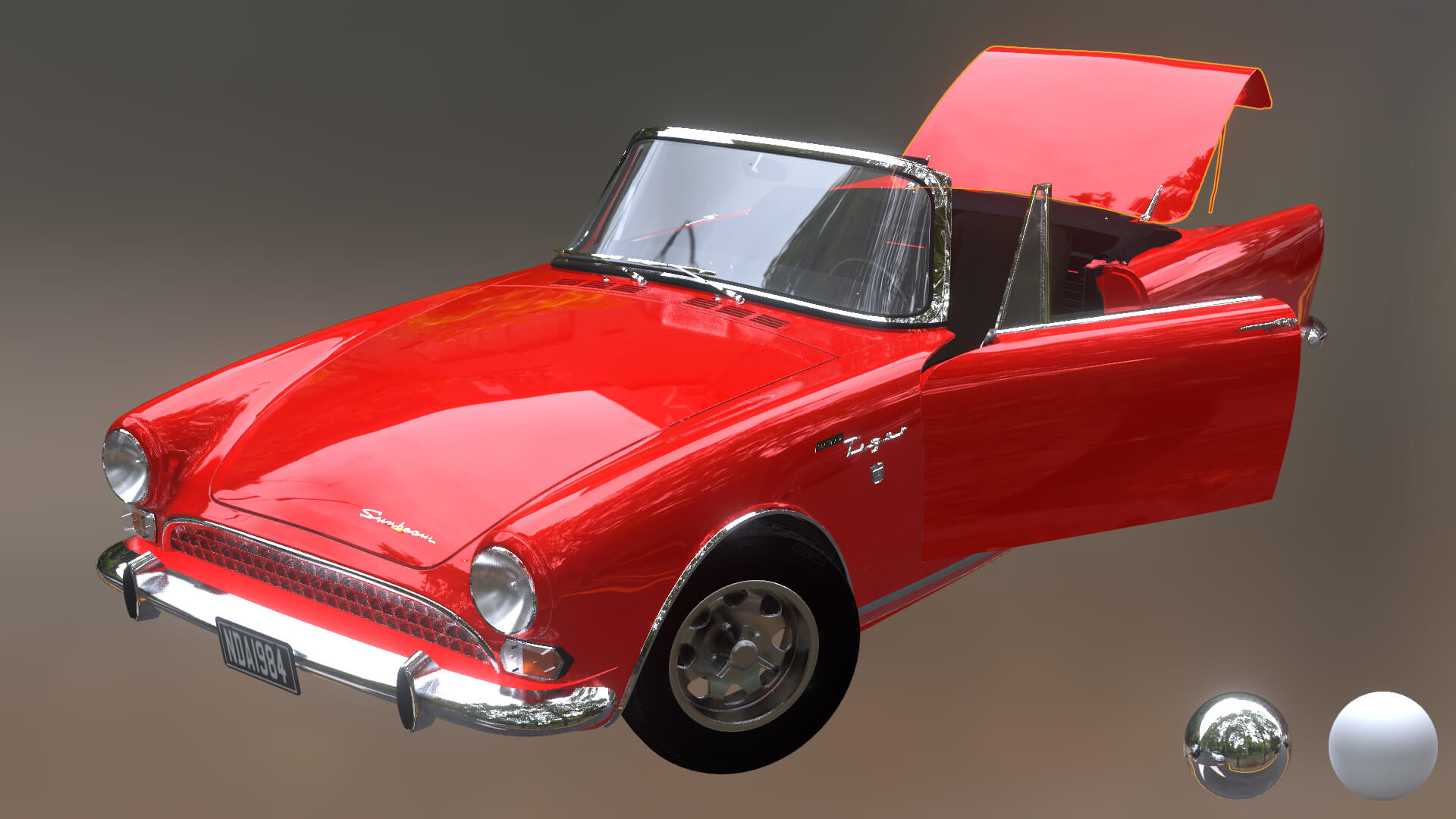 Sunbeam Tiger 1967 - 3D Model by nerdadantes