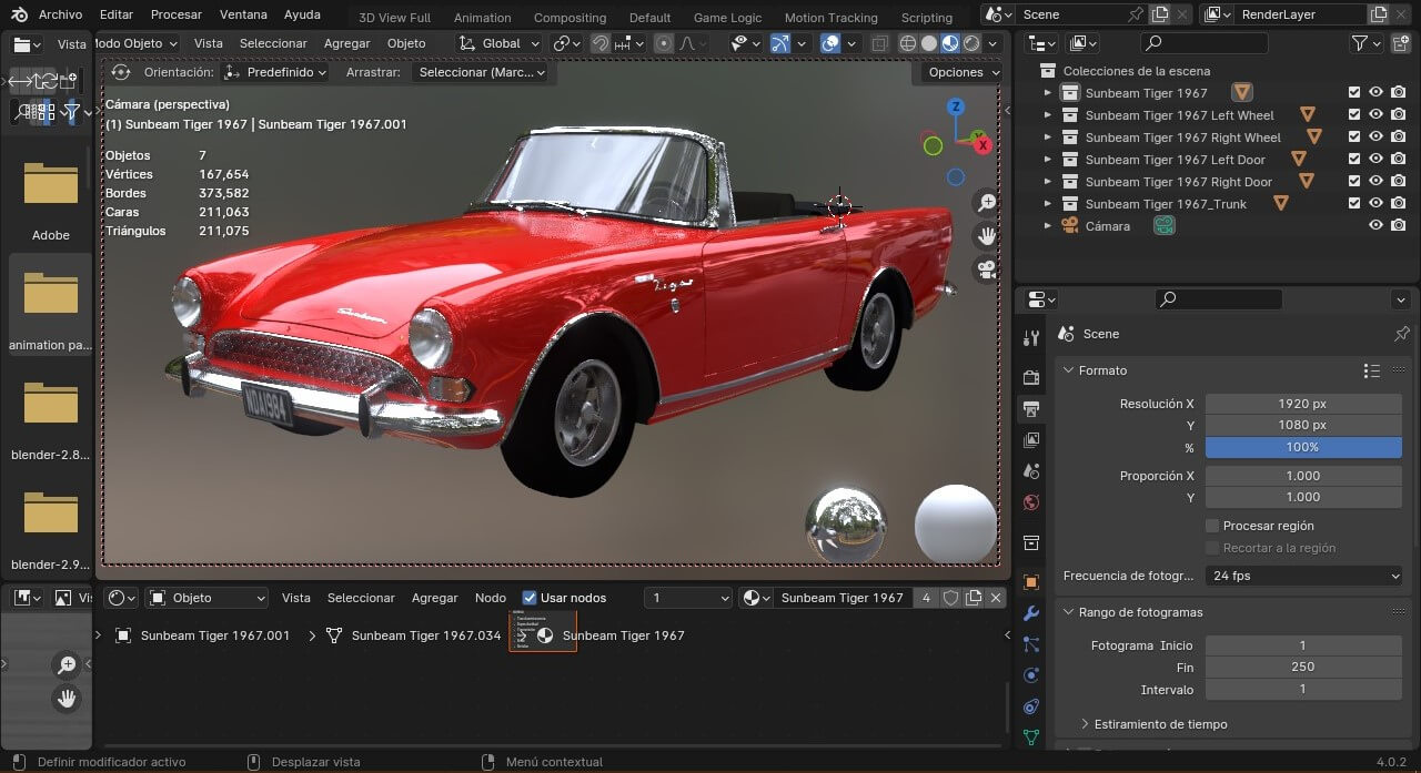 Sunbeam Tiger 1967 - 3D Model by nerdadantes
