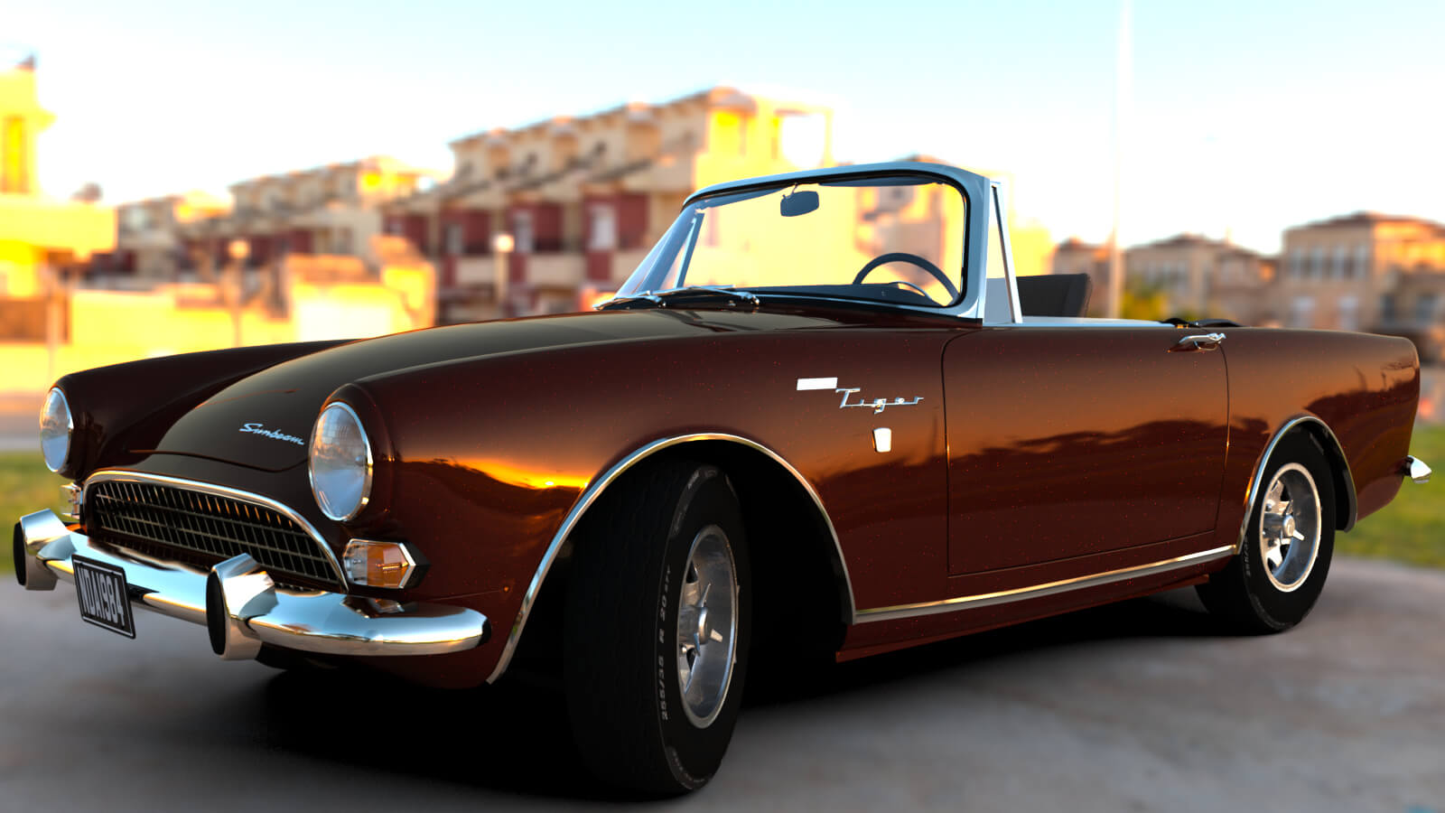 Sunbeam Tiger 1967 for DAZ Studio by nerdadantes