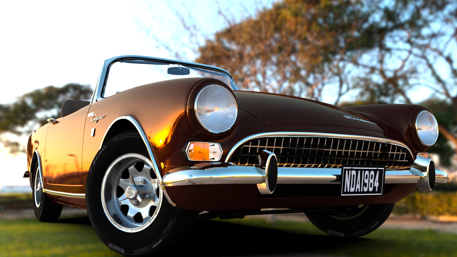 Sunbeam Tiger 1967 for DAZ Studio by nerdadantes