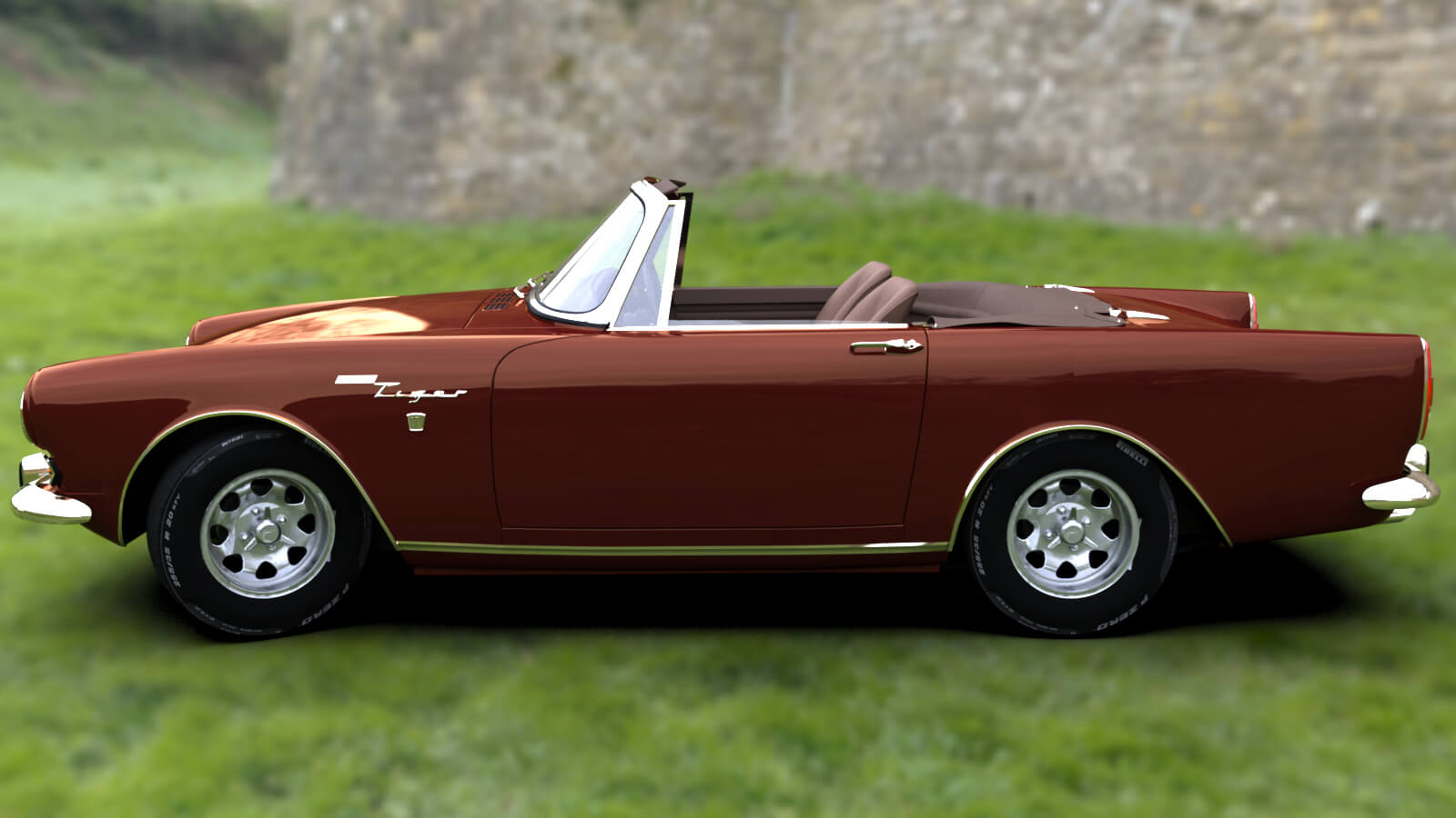 Sunbeam Tiger 1967 for DAZ Studio by nerdadantes