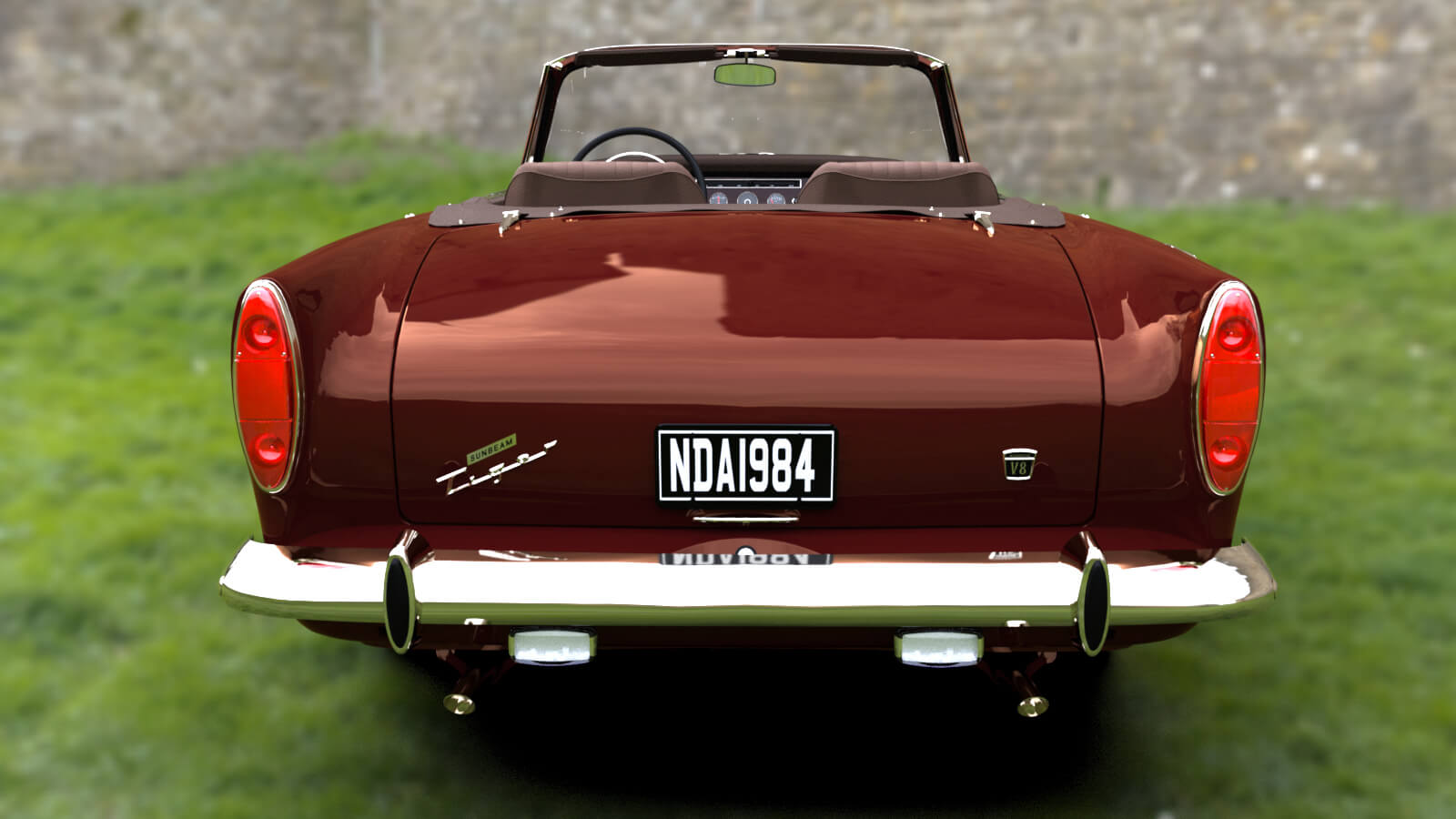 Sunbeam Tiger 1967 for DAZ Studio by nerdadantes