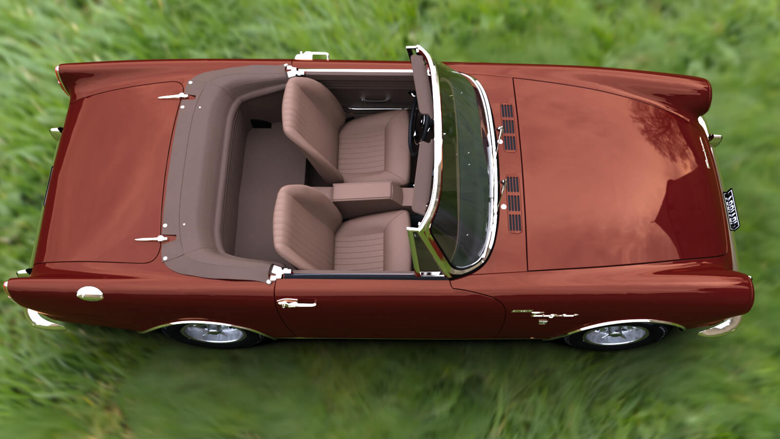 Sunbeam Tiger 1967 for DAZ Studio by nerdadantes