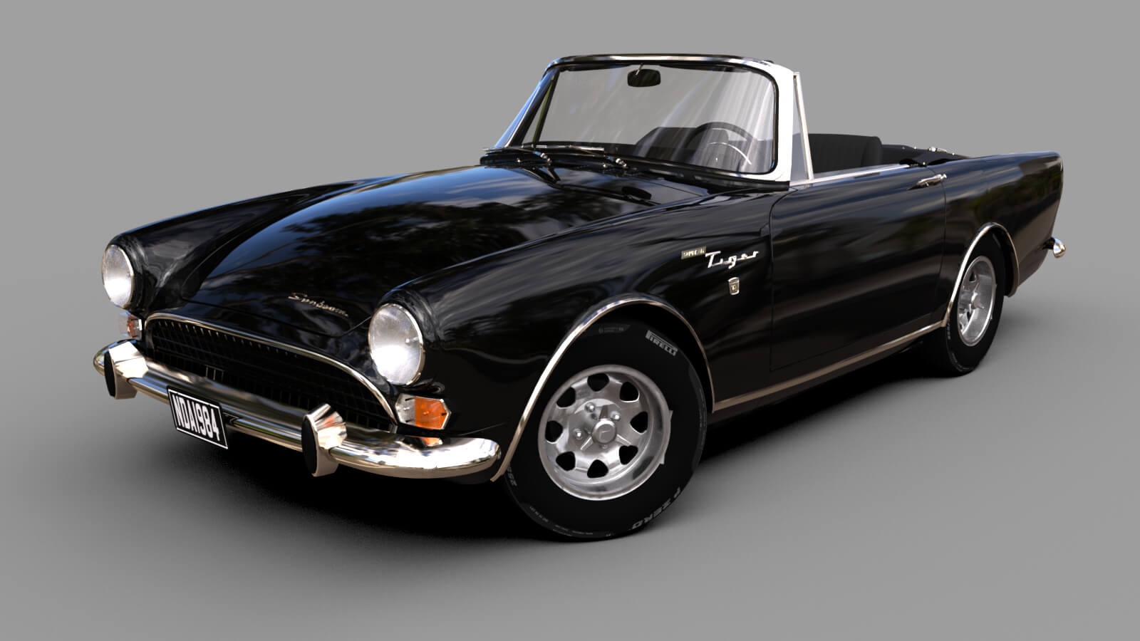 Sunbeam Tiger 1967 for DAZ Studio by nerdadantes