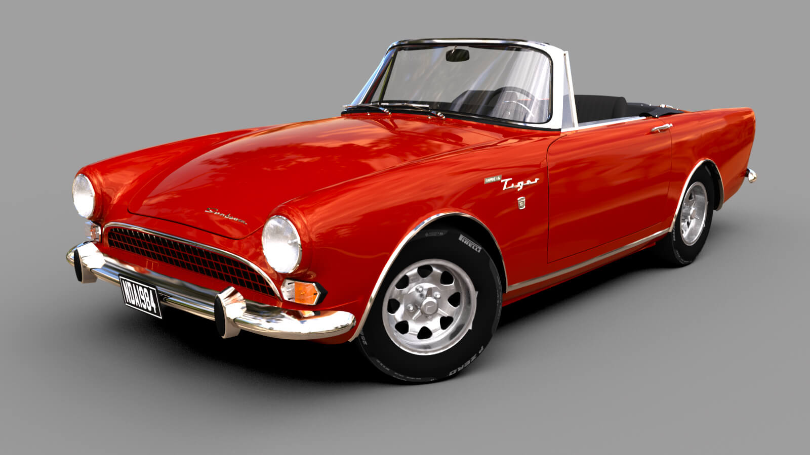 Sunbeam Tiger 1967 for DAZ Studio by nerdadantes