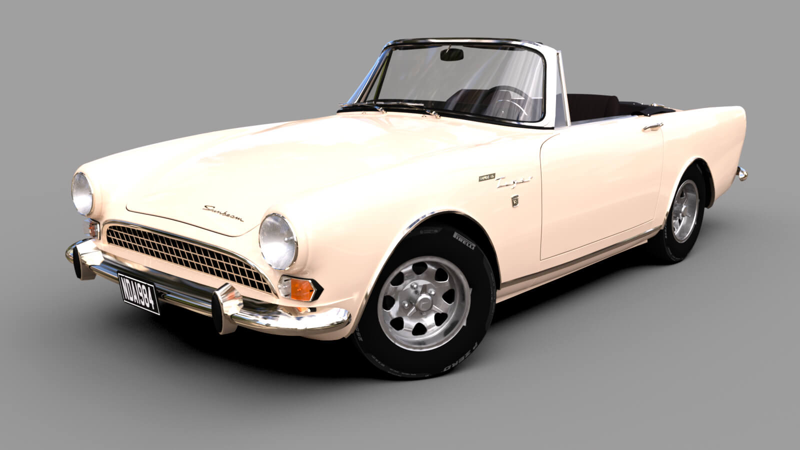 Sunbeam Tiger 1967 for DAZ Studio by nerdadantes