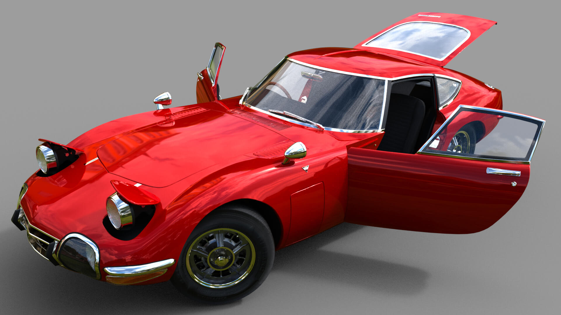 Toyota 2000gt - 3D Model by nerdadantes