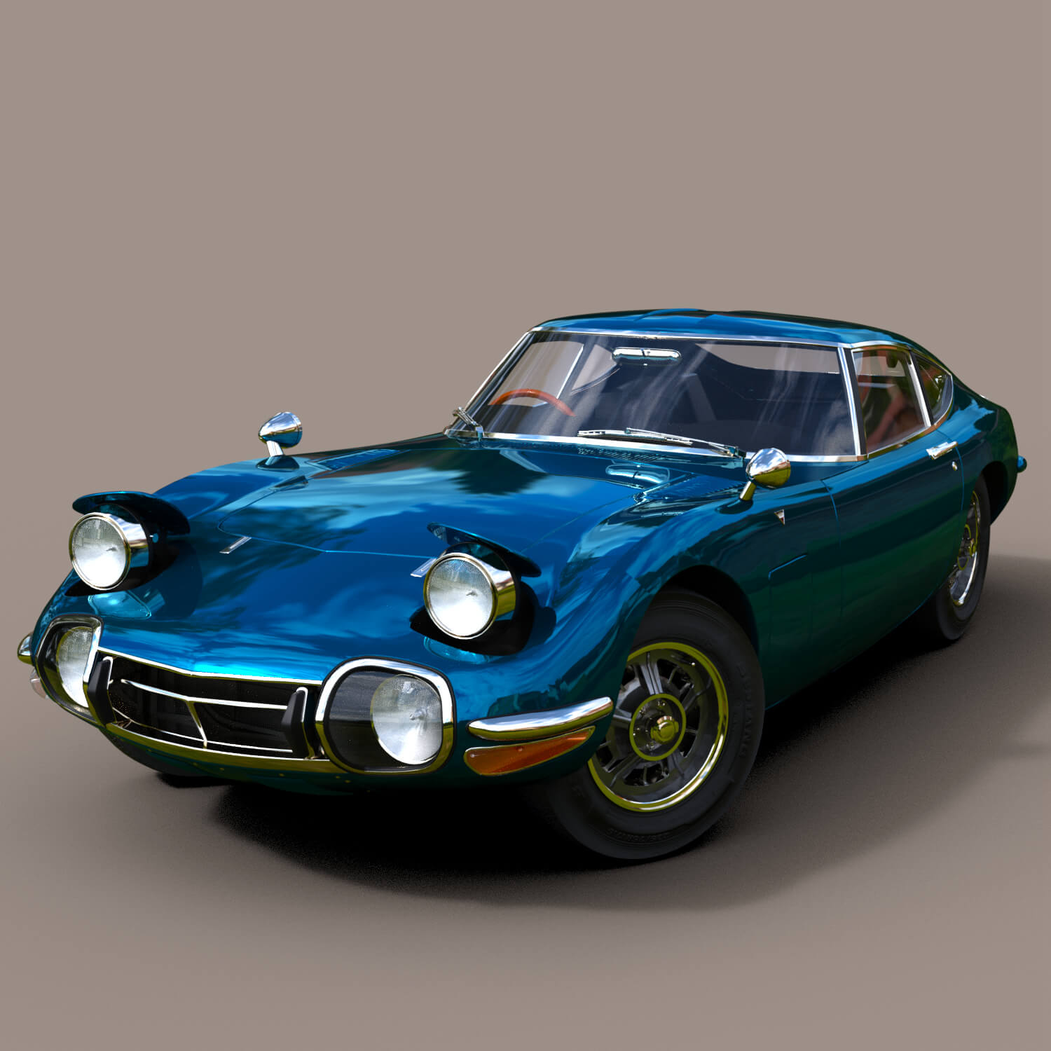 Toyota 2000gt - 3D Model by nerdadantes
