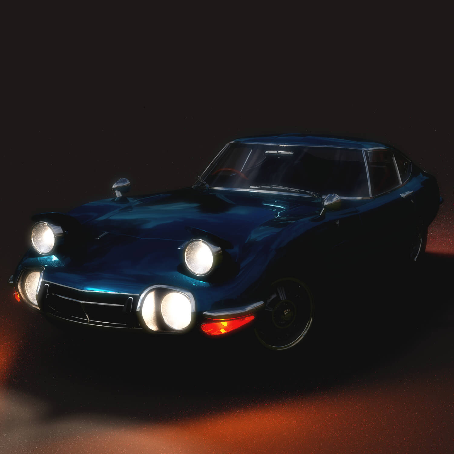 Toyota 2000gt - 3D Model by nerdadantes