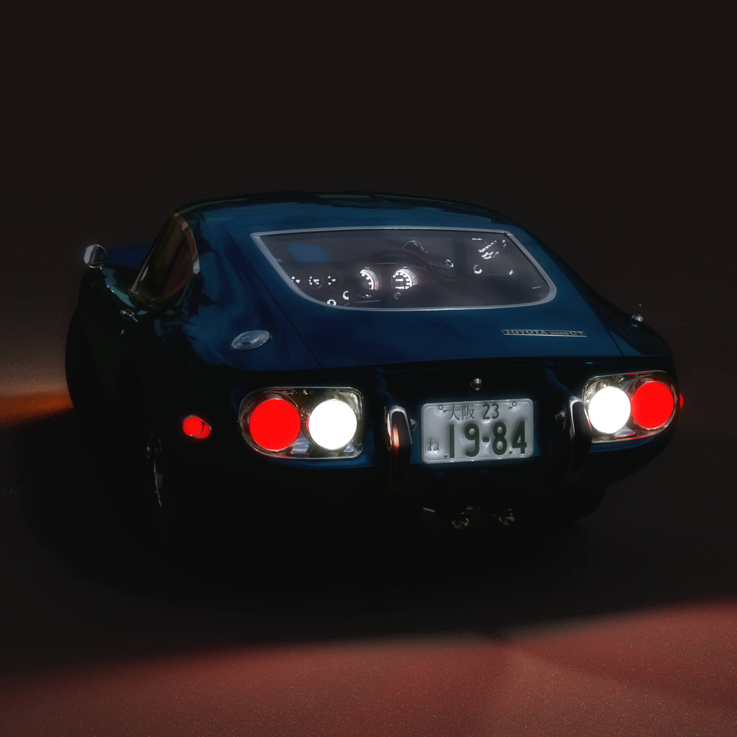 Toyota 2000gt - 3D Model by nerdadantes