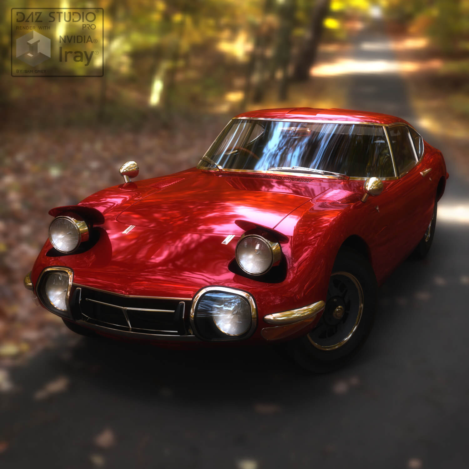 Toyota 2000gt - 3D Model by nerdadantes