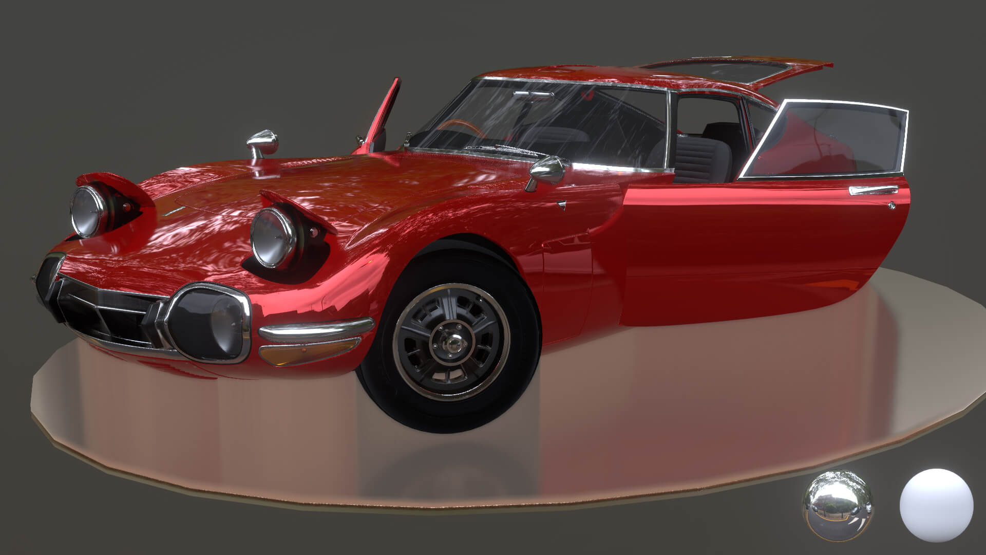Toyota 2000gt - 3D Model by nerdadantes