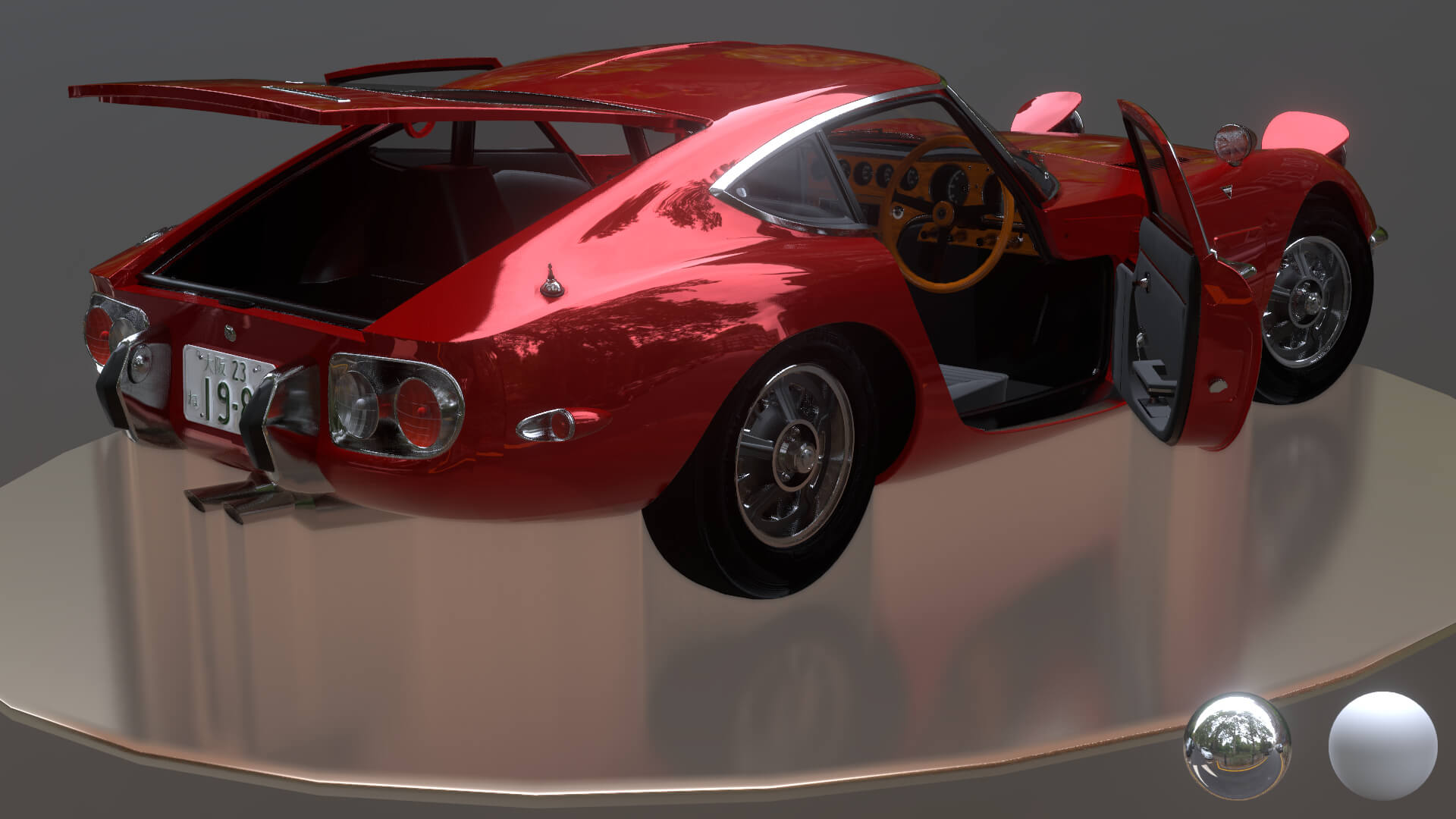 Toyota 2000gt - 3D Model by nerdadantes