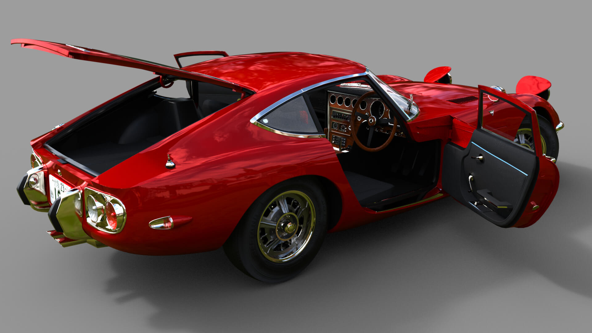 Toyota 2000Gt 1969 for DAZ Studio by nerdadantes