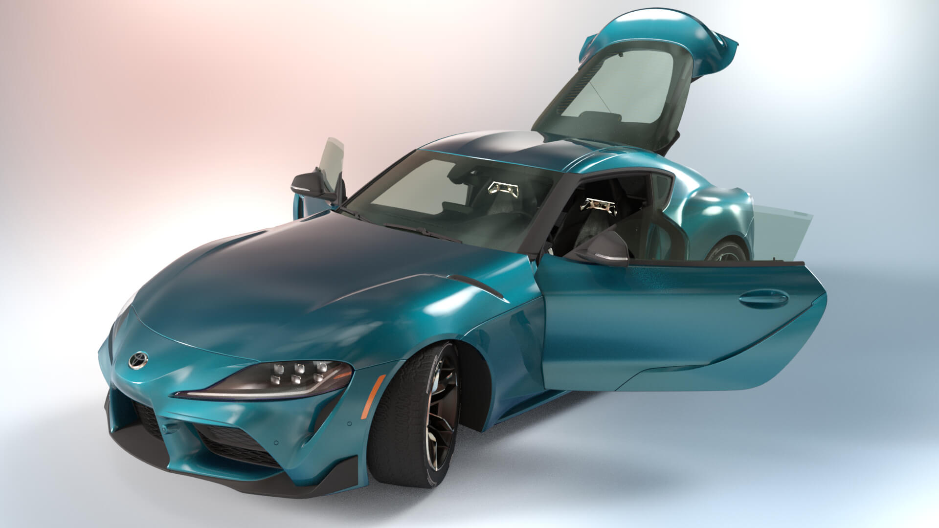 Toyota GR Supra 2020 - 3D Model by nerdadantes