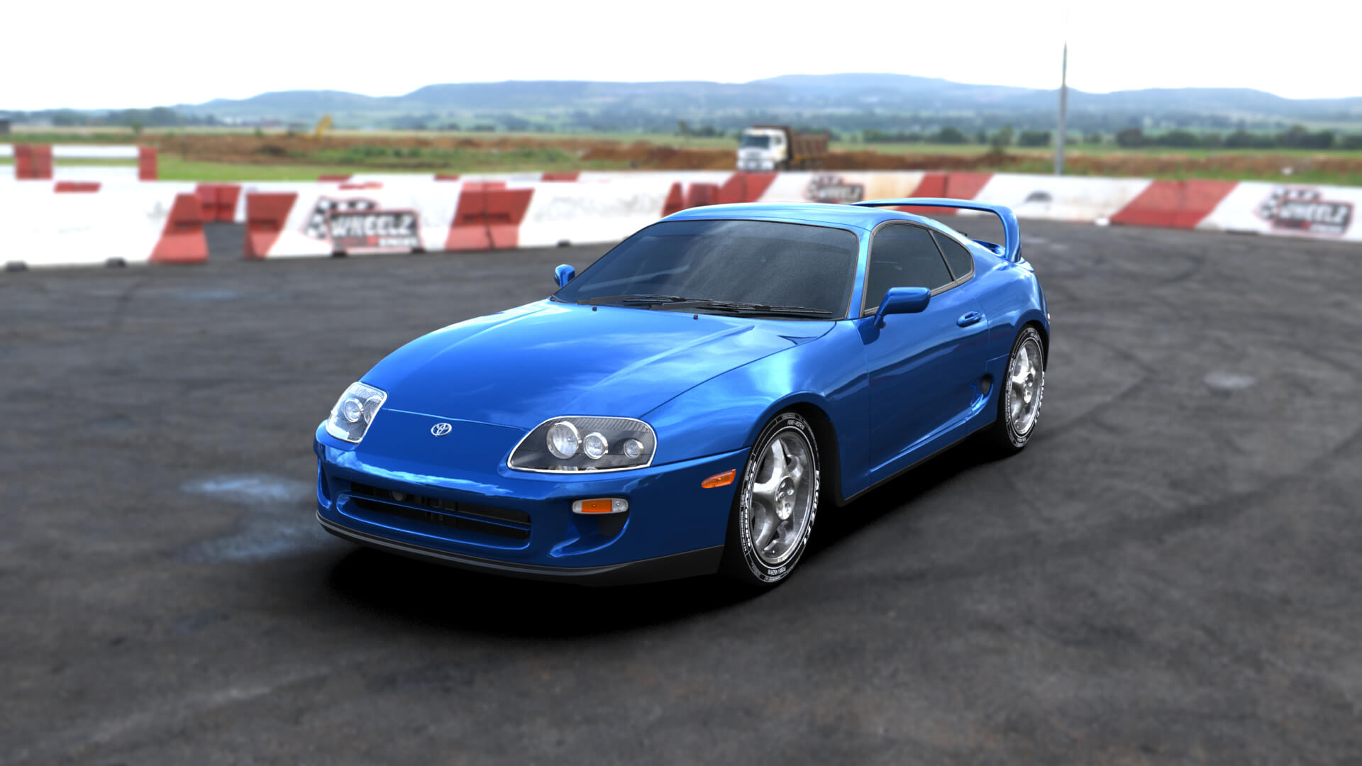 Toyota Supra 1998 3D Model by nerdadantes