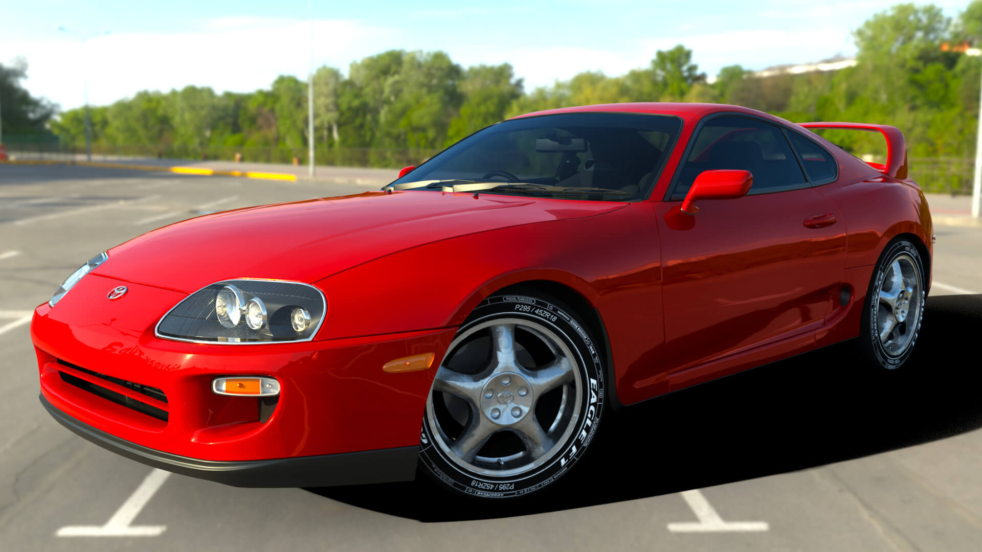 Toyota Supra 1998 3D Model by nerdadantes