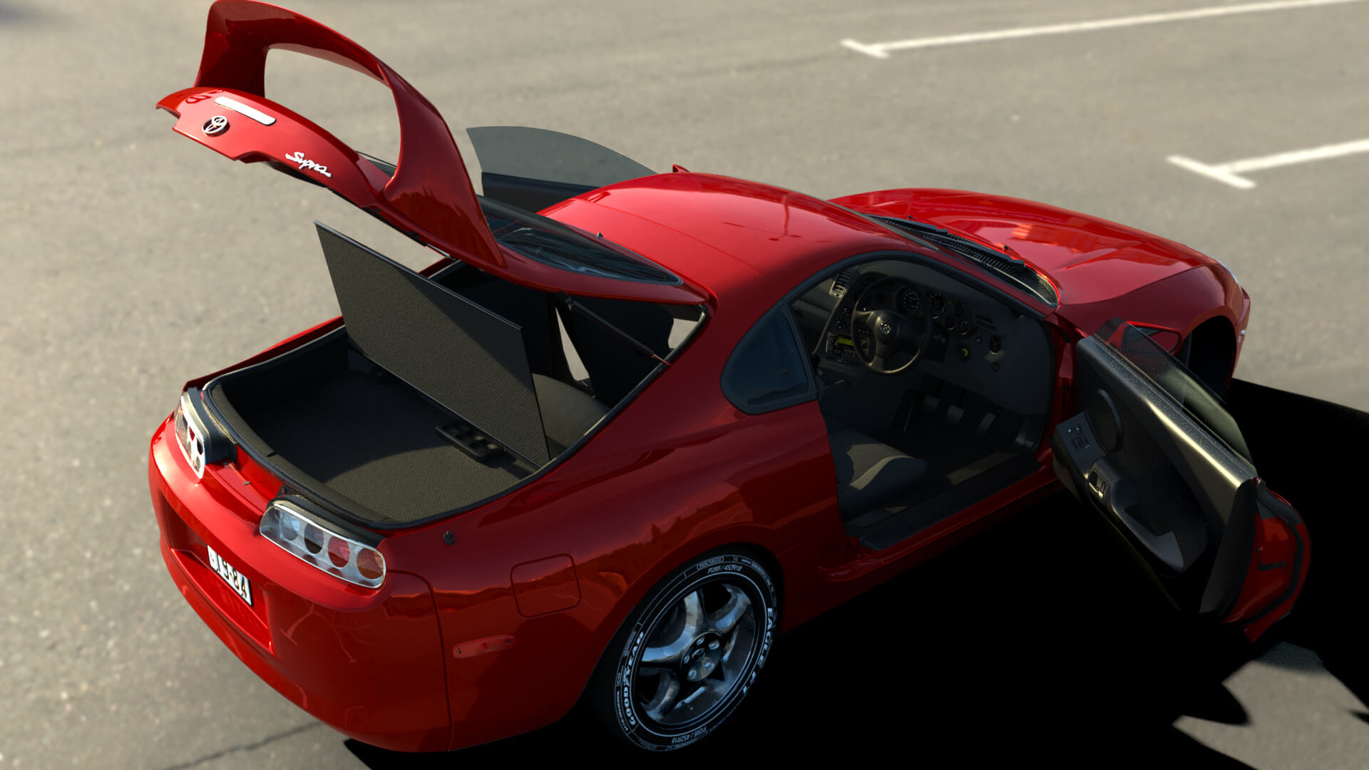 Toyota Supra 1998 - 3D Model by nerdadantes
