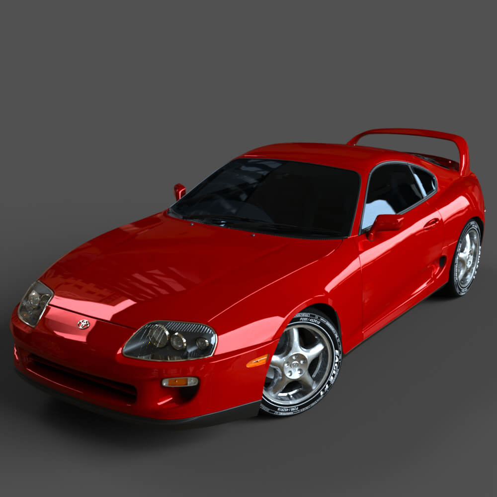 Toyota Supra 1998 - 3D Model by nerdadantes
