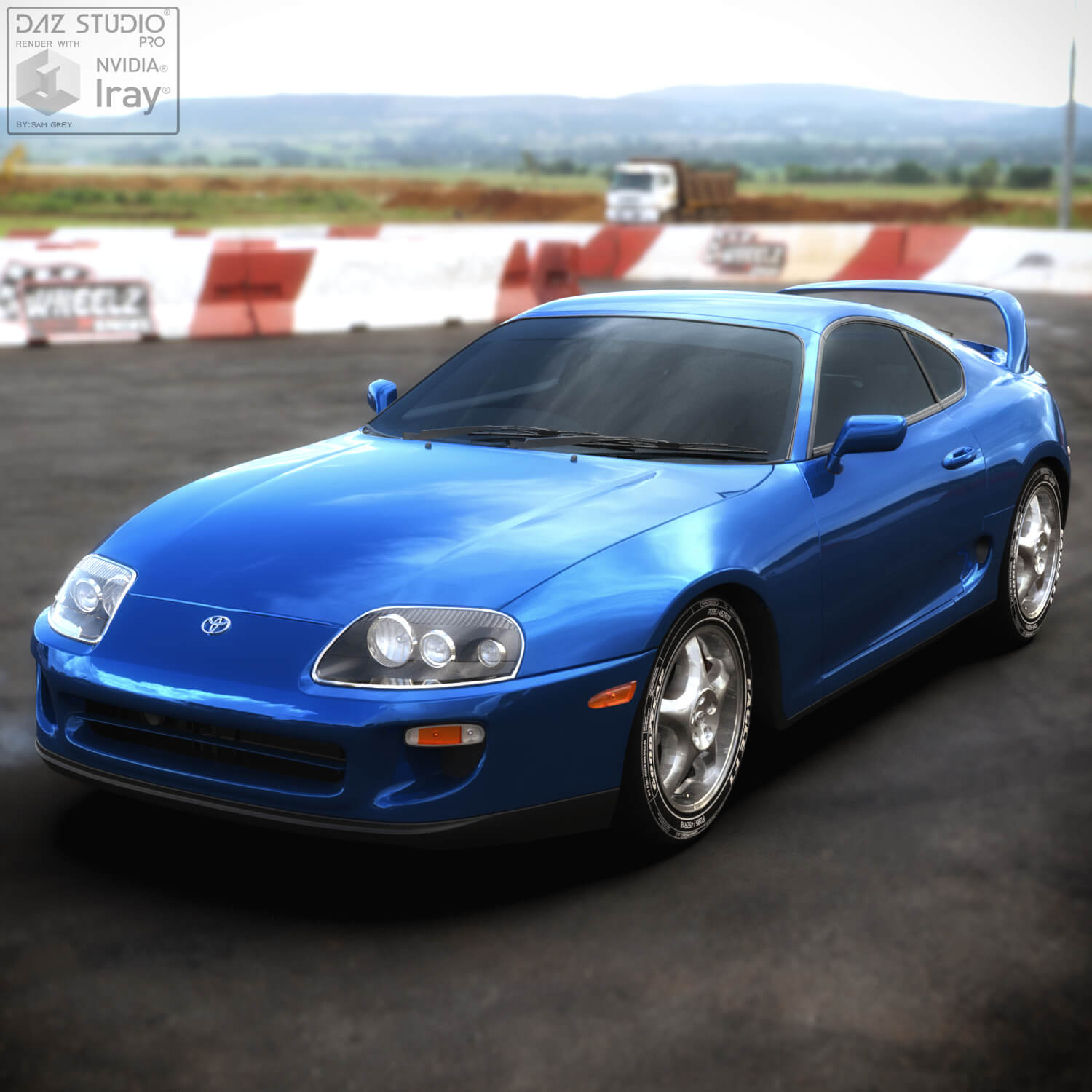 Toyota Supra 1998 - 3D Model by nerdadantes
