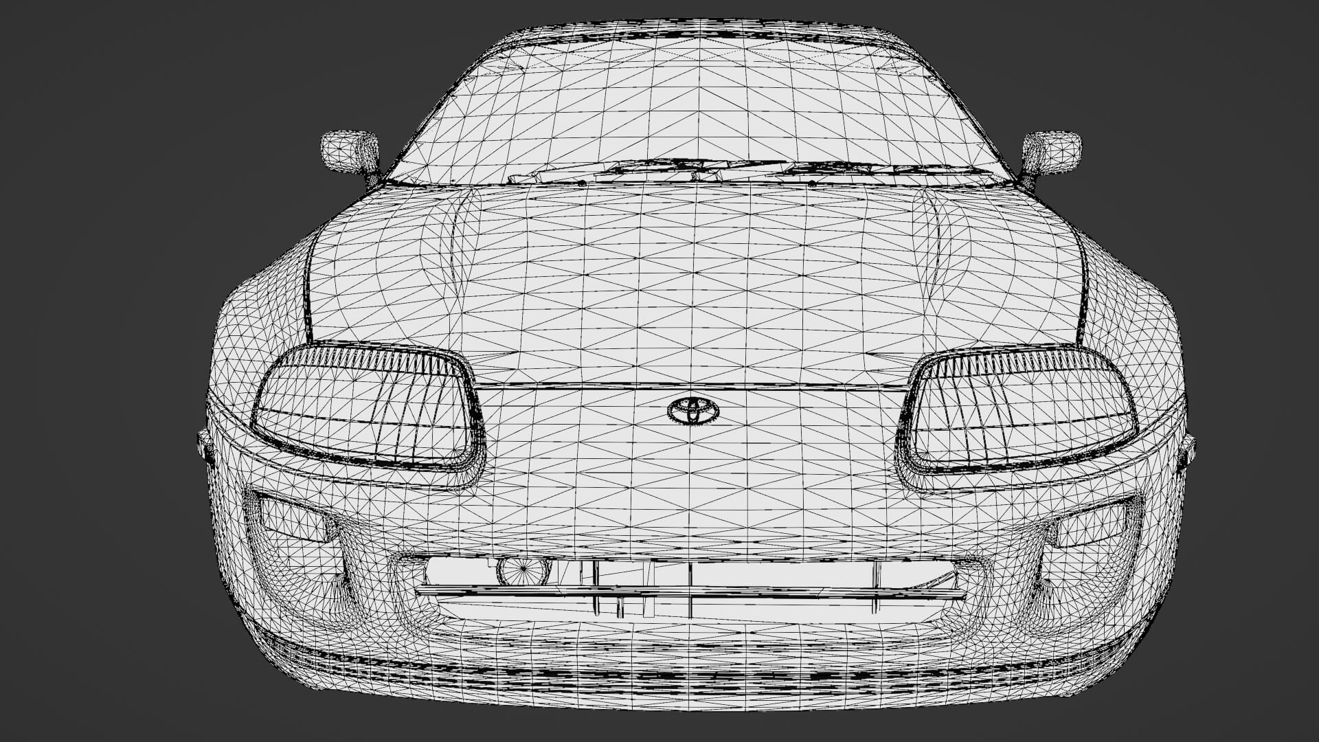 Toyota Supra 1998 3D Model by nerdadantes