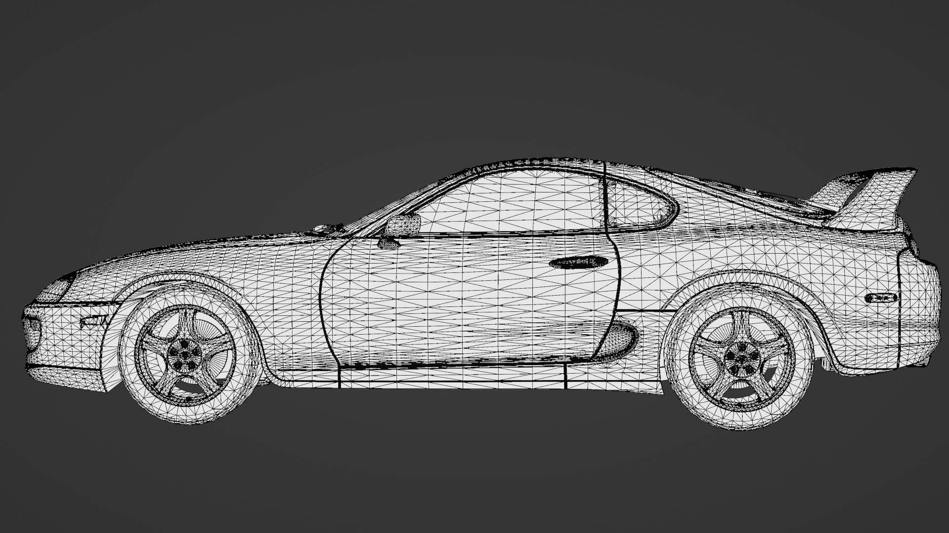 Toyota Supra 1998 3D Model by nerdadantes